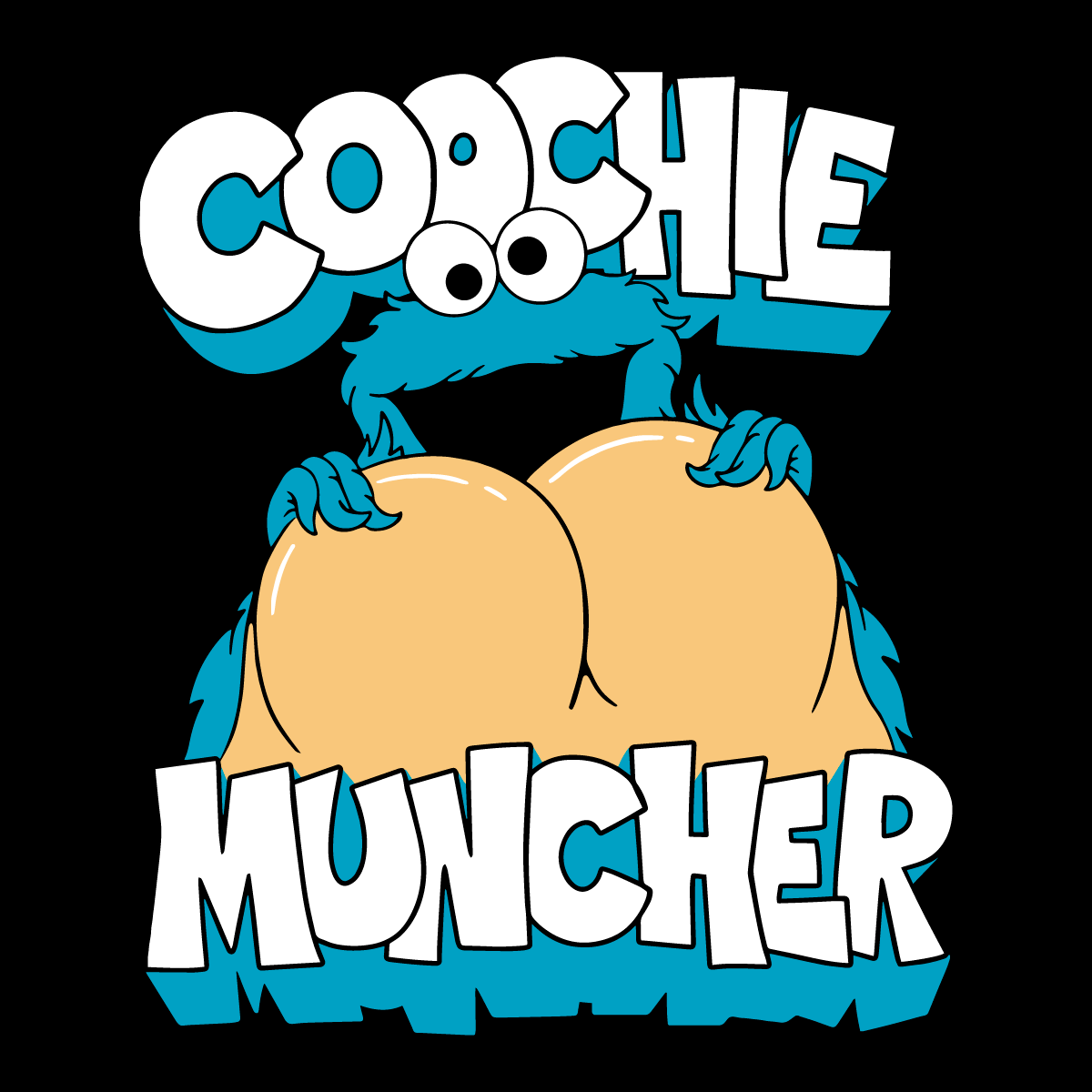 Funny Coochie Muncher Meme Hilarious Cartoon Gif SVG | Inspire Uplift