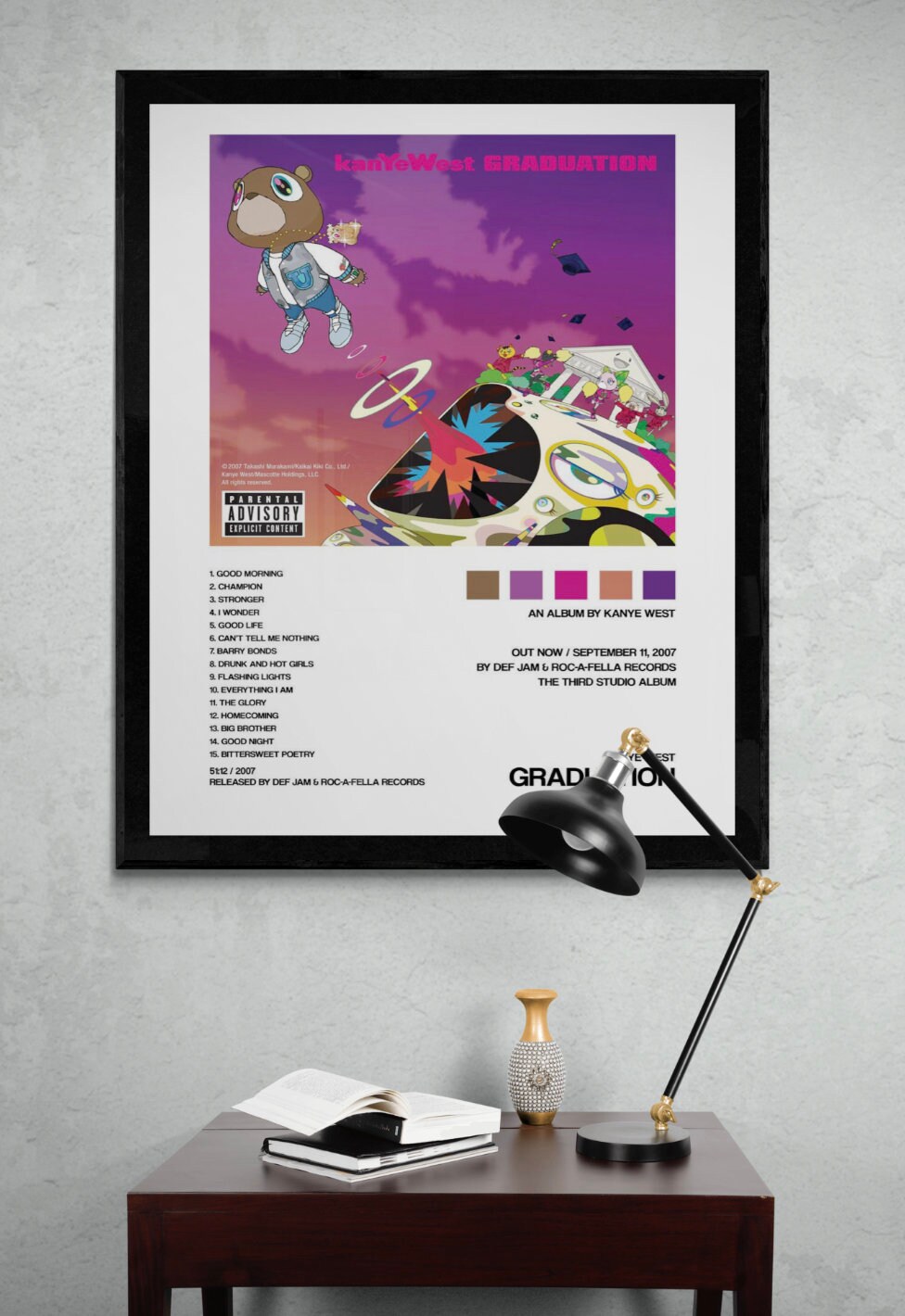 Kanye West Graduation poster, Yeezy hype beast poster, minim | Inspire ...