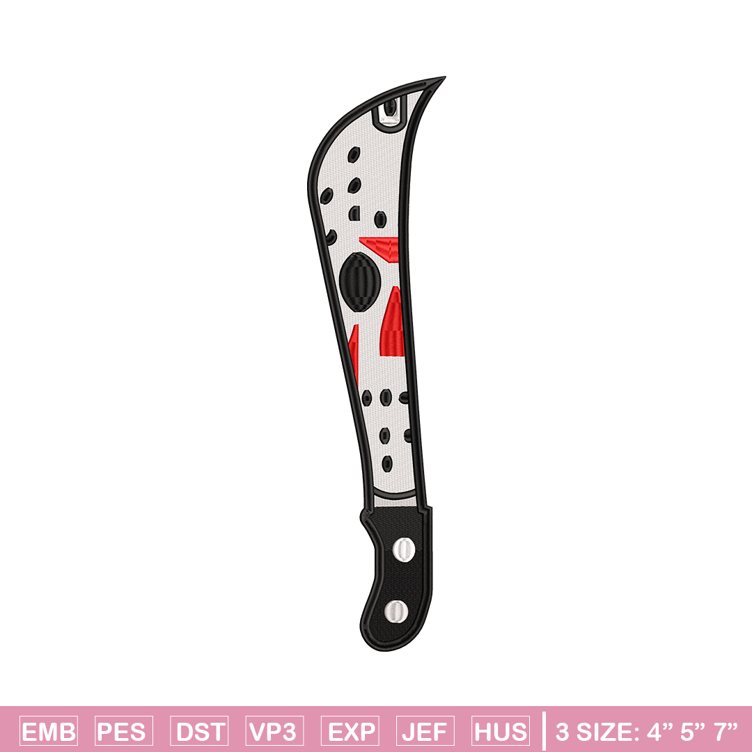 Knife Horror embroidery design, Knife Horror embroidery, log | Inspire ...