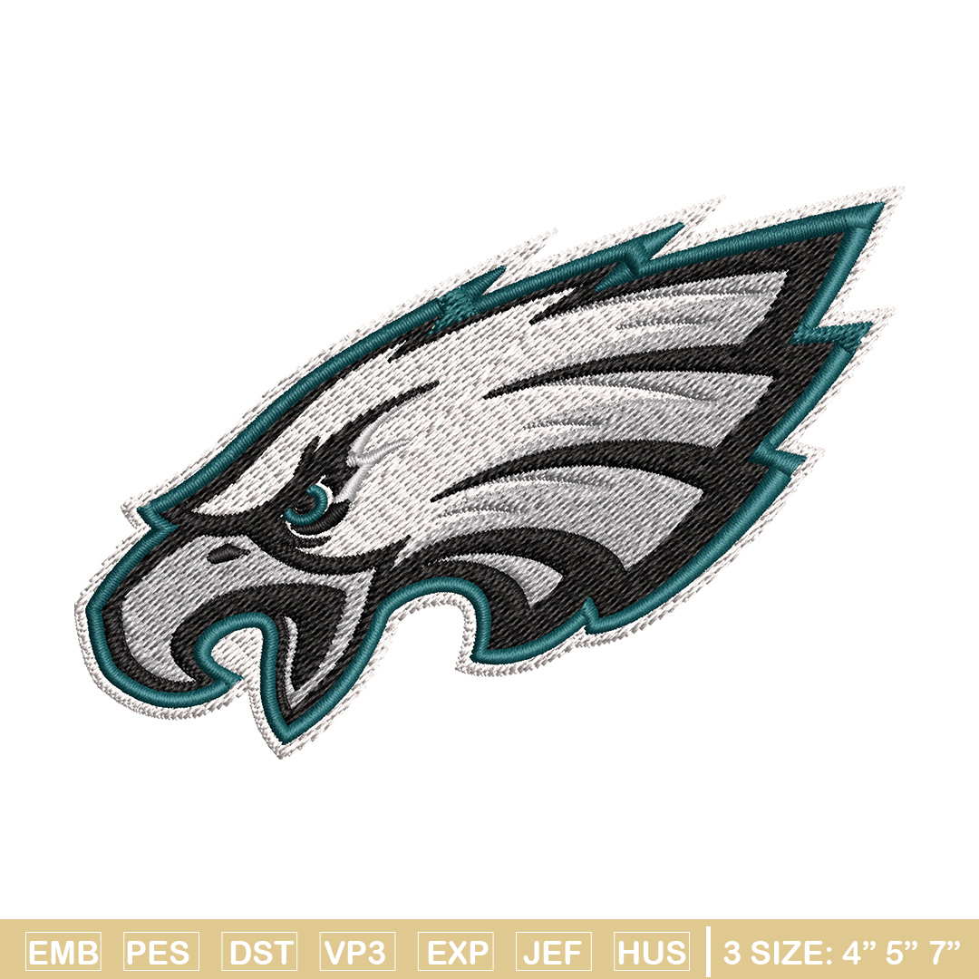 Philadelphia Eagles logo Embroidery, NFL Embroidery, Sport e | Inspire ...