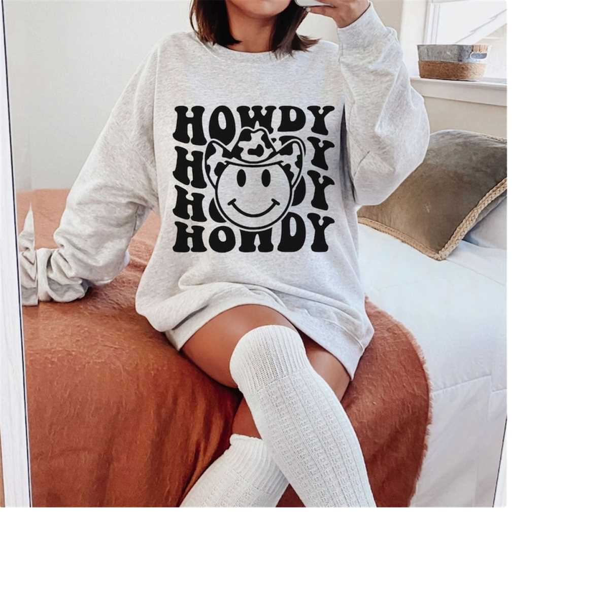 Howdy Svg, Howdy Yall Svg, Cowboy Smiley Svg, Cowboy Svg, Co - Inspire ...