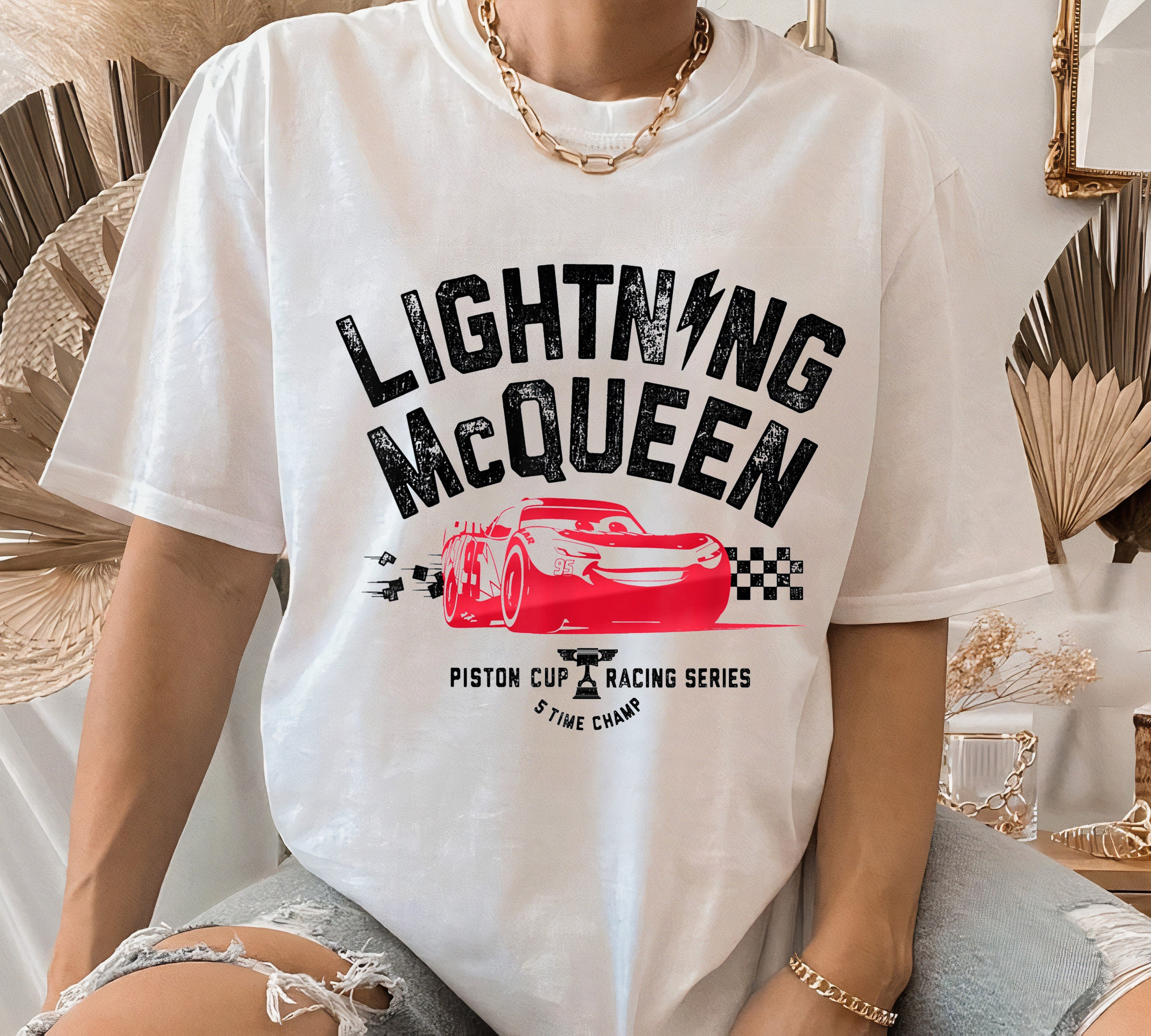 Disney Cars 3 Lightning McQueen Pit Crew Mcqueen 95 Shirt Di - Inspire ...