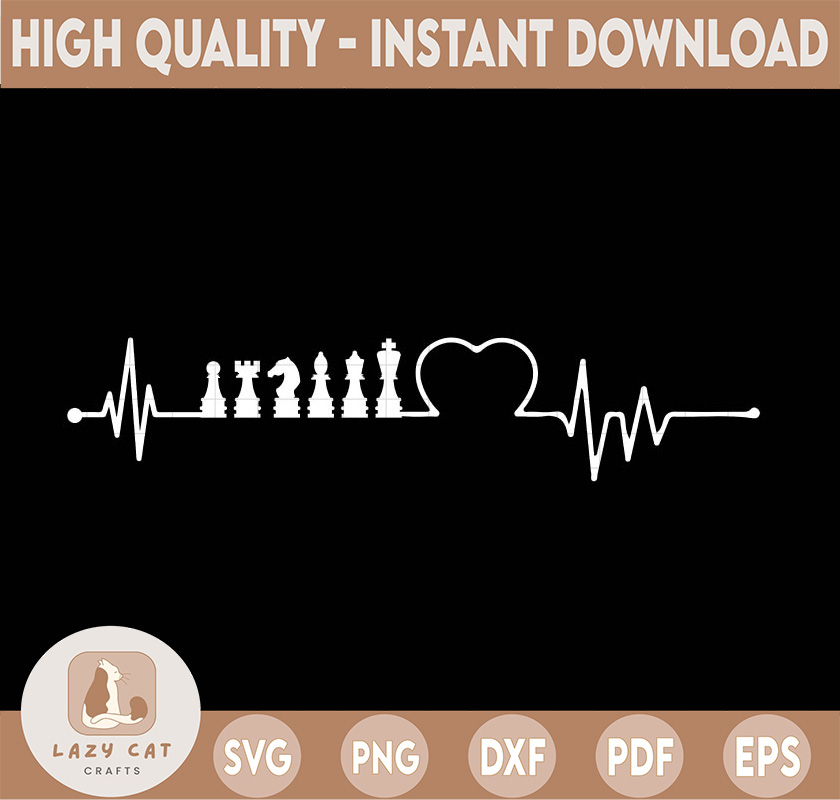 Chess With Heartbeat chess svg, chess png, chess player svg | Inspire ...