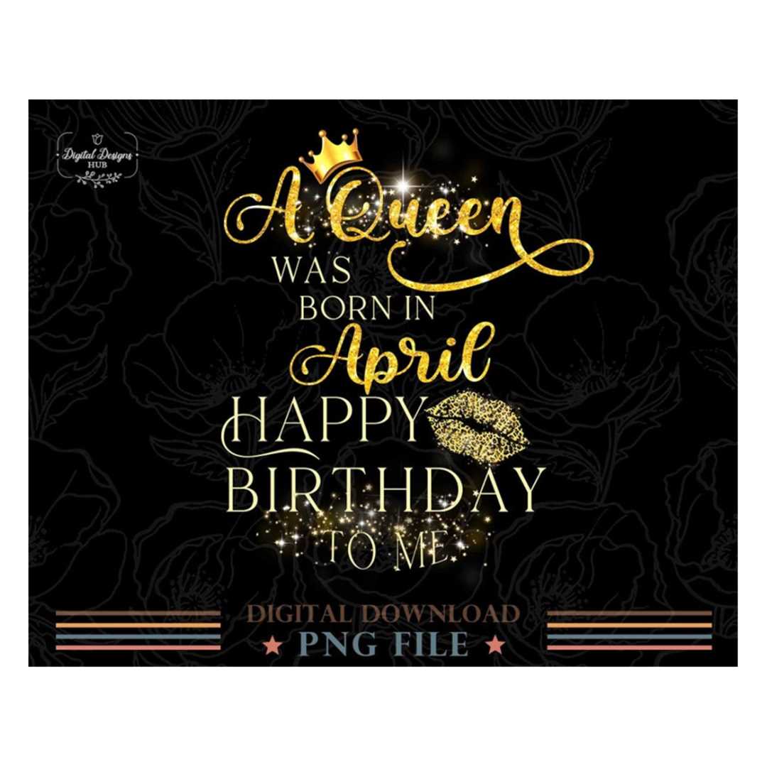 April girl A queen Was born In Png Files, Black Girl Is Beau | Inspire ...