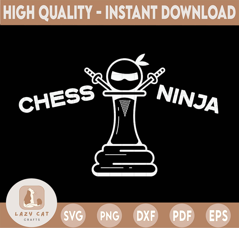 Chess Ninja chess svg, chess png, chess player svg png Digit - Inspire ...