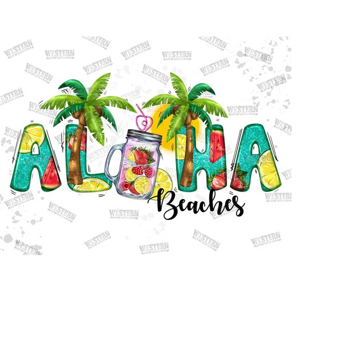Aloha Beaches Png, Aloha Beaches Sublimation PNG, Summer Png | Inspire ...