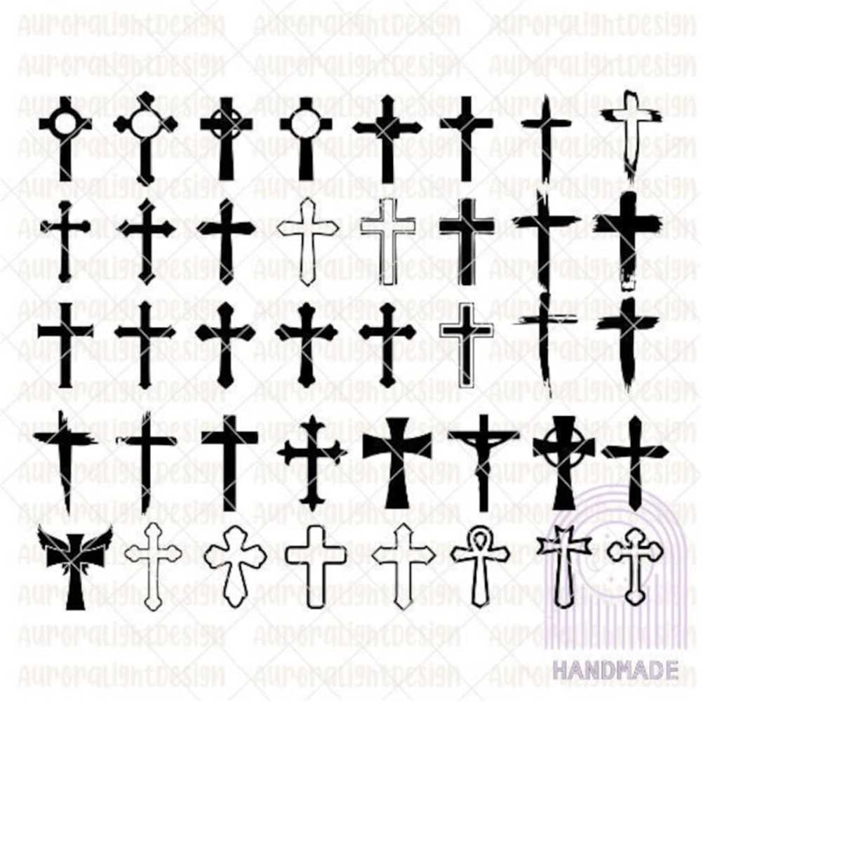 Cross svg file/ Cross clipart/ Crosses svg file/ Halloween s | Inspire ...