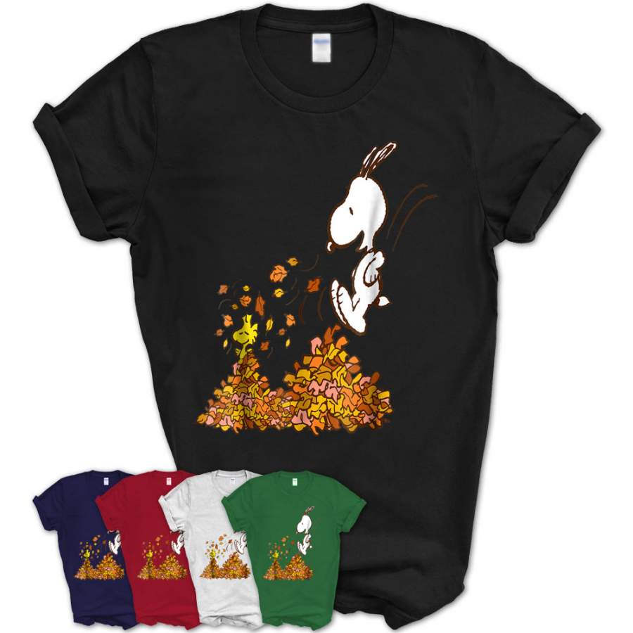 Peanuts Funny Snoopy Charlie Brown Thanksgiving T Shirt &821 | Inspire ...