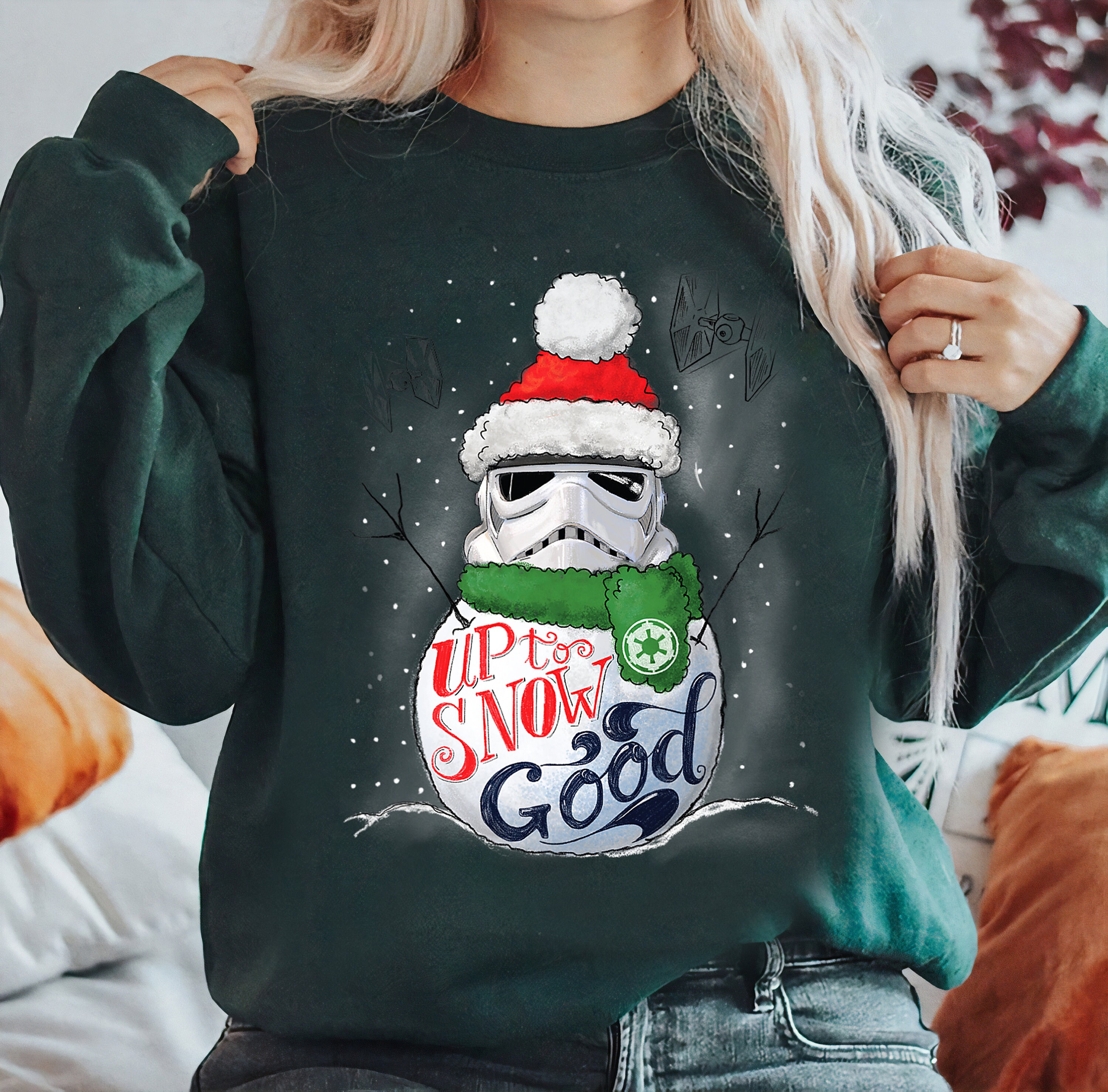 Star Wars Santa Stormtrooper Snowman Up to Snow Good TShirt, | Inspire ...
