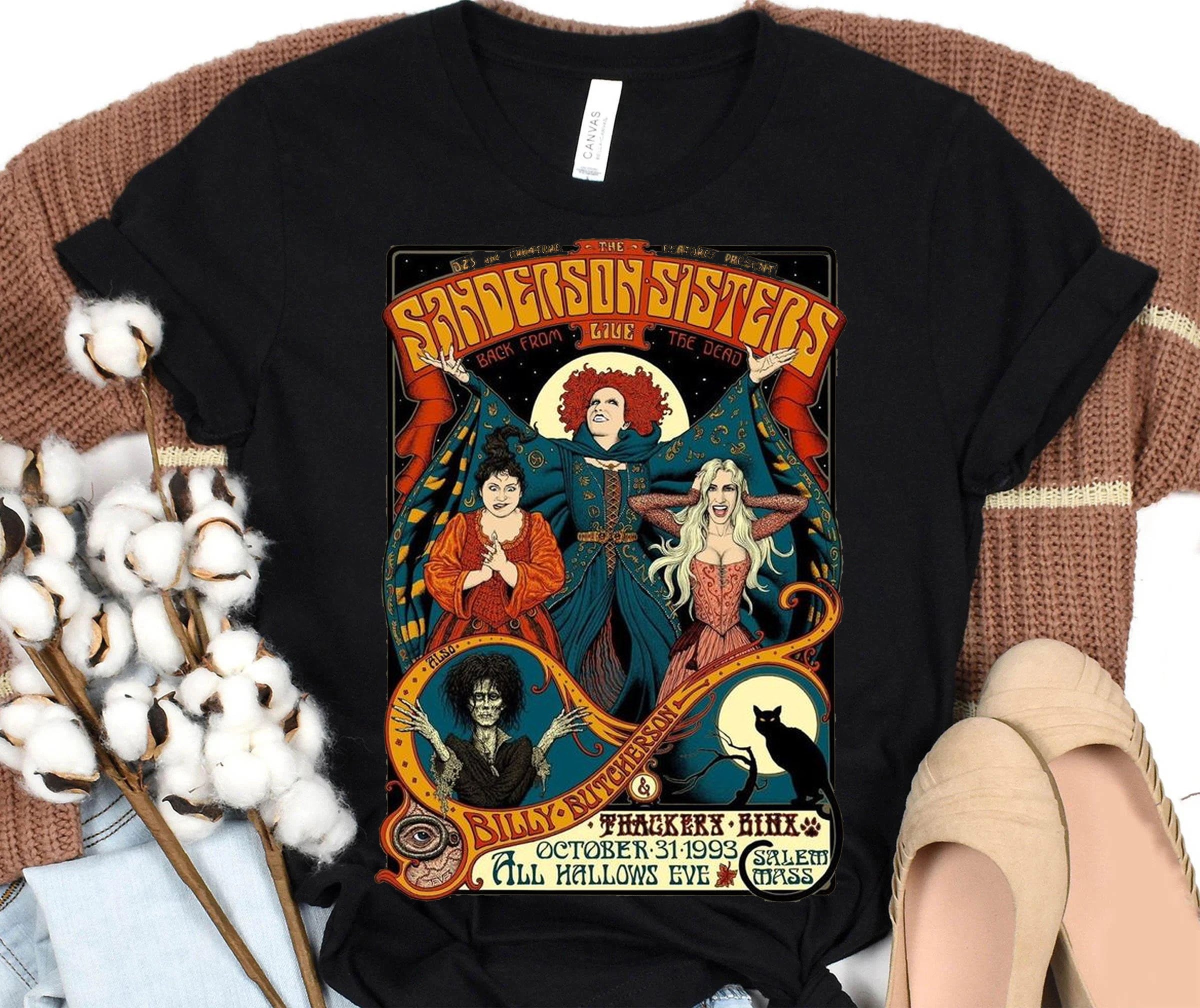 Vintage Hocus Pocus Shirt, Sanderson Sisters Tshirt, Disney | Inspire ...