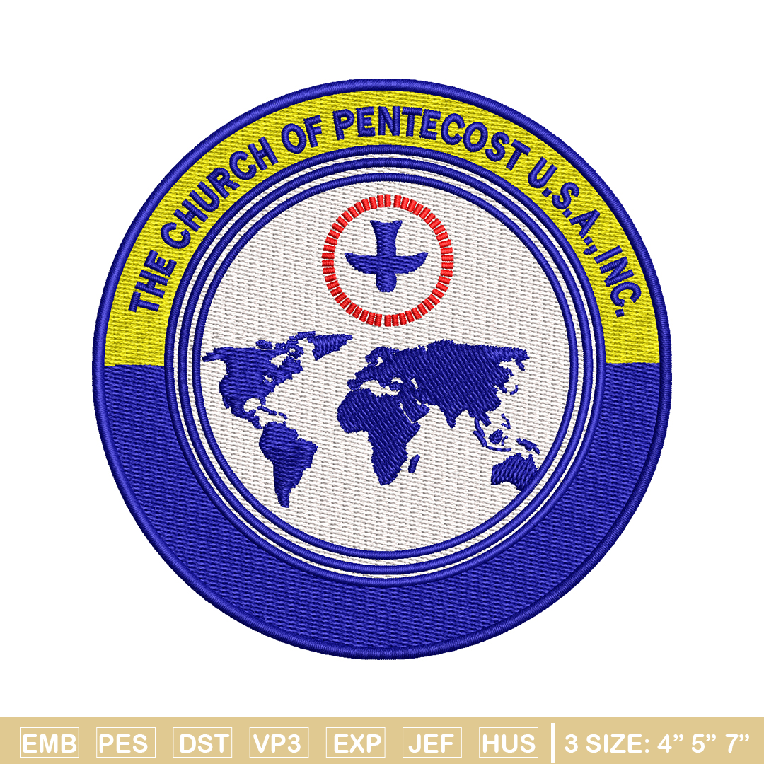 The Church of Pentecost embroidery design, logo embroidery, - Inspire ...