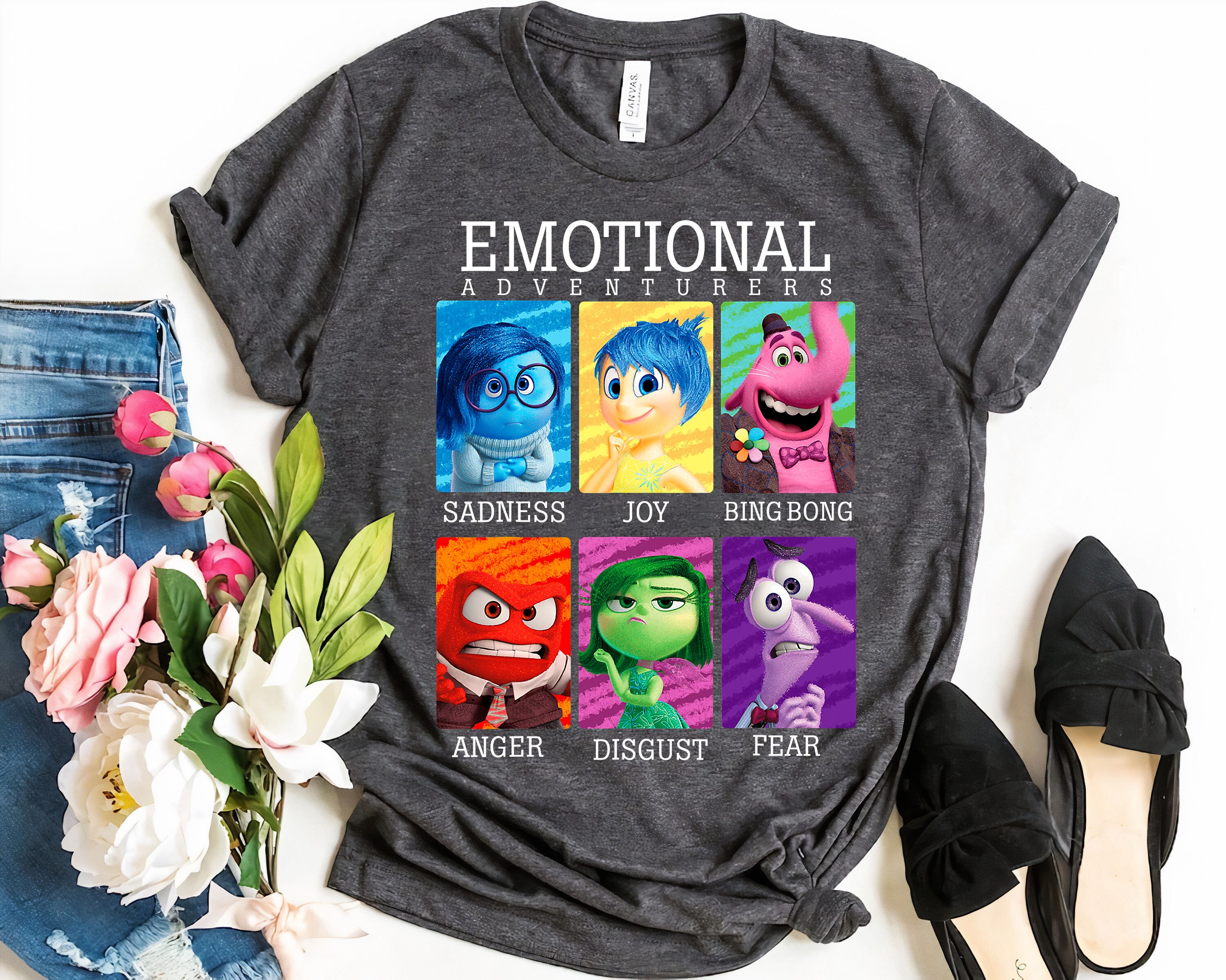 Disney Inside Out Emotions Yearbook Group TShirt, Joy Disgus | Inspire ...