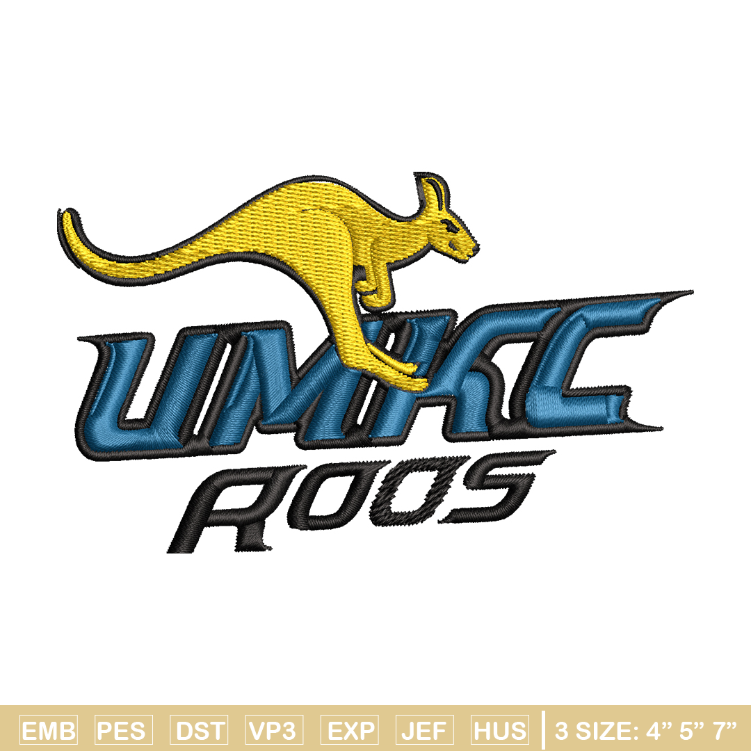 UMKC Kangaroos embroidery design, UMKC Kangaroos embroidery, | Inspire ...
