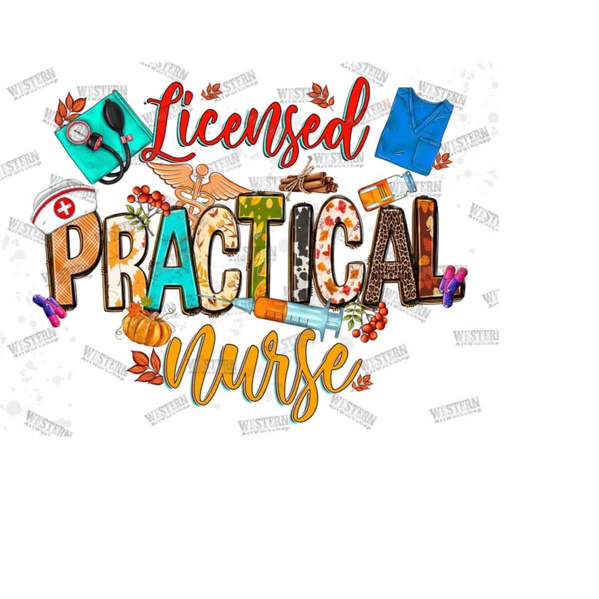 Licensed Practical Nurse Png Sublimation Design,Fall Png,Fal - Inspire ...