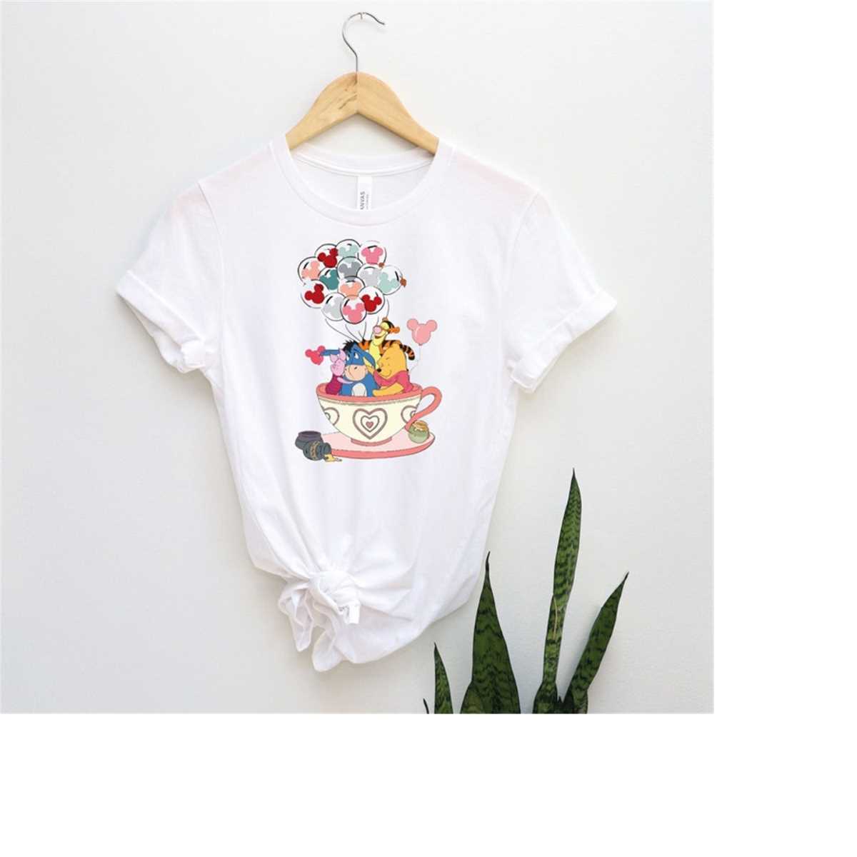 Disney Winnie The Pooh Teacup Shirt, Disney Characters Micke - Inspire ...