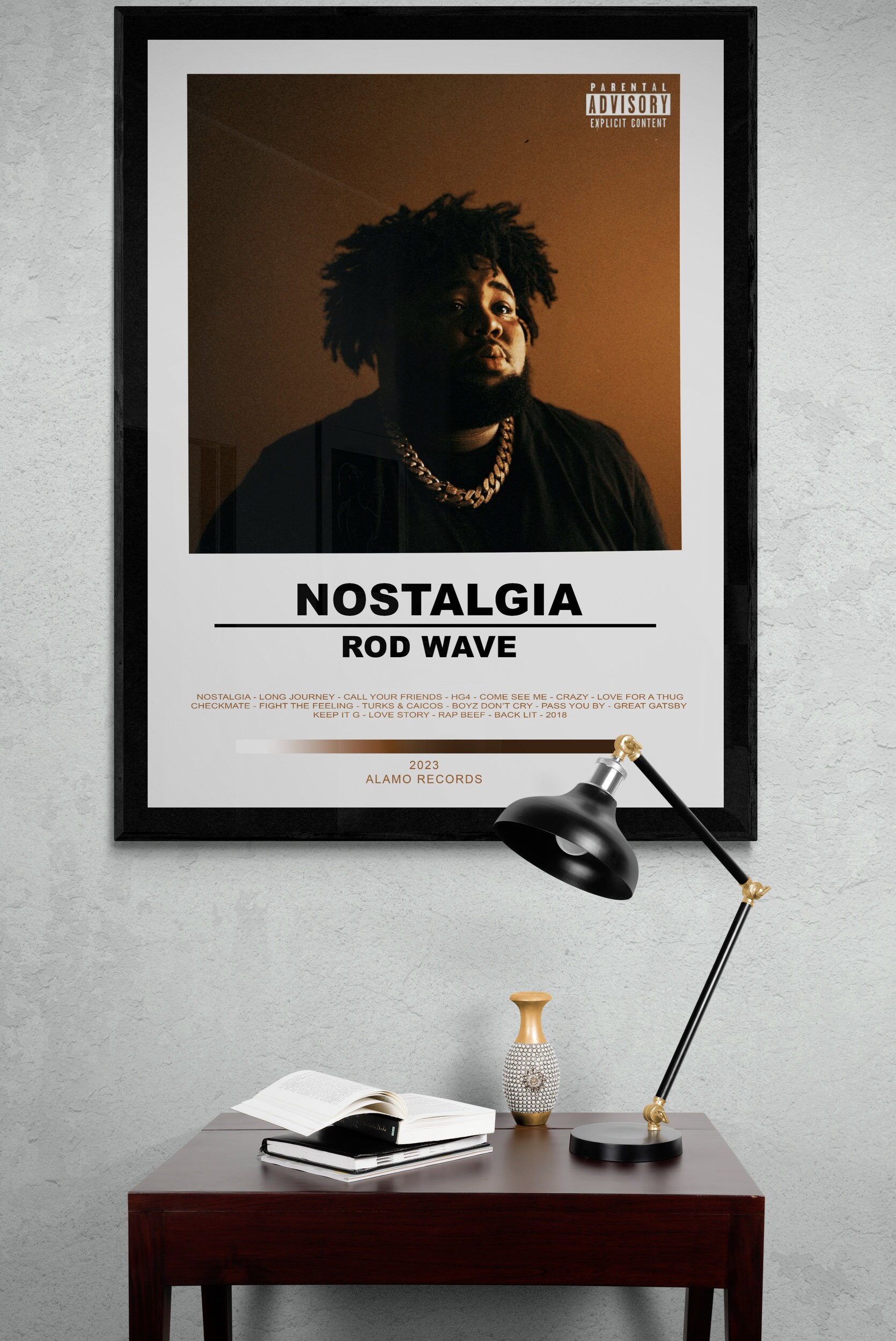 Rod Wave Nostalgia poster 002, Rod Wave album poster, digita - Inspire ...