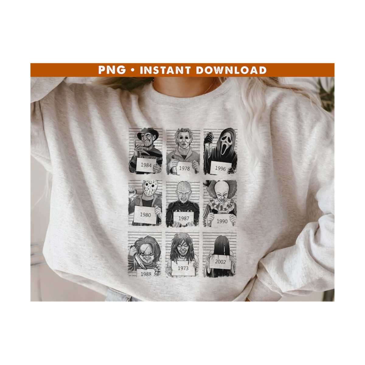 Horror Mugshot PNG, Horror Characters PNG, Horror Friends pn | Inspire ...