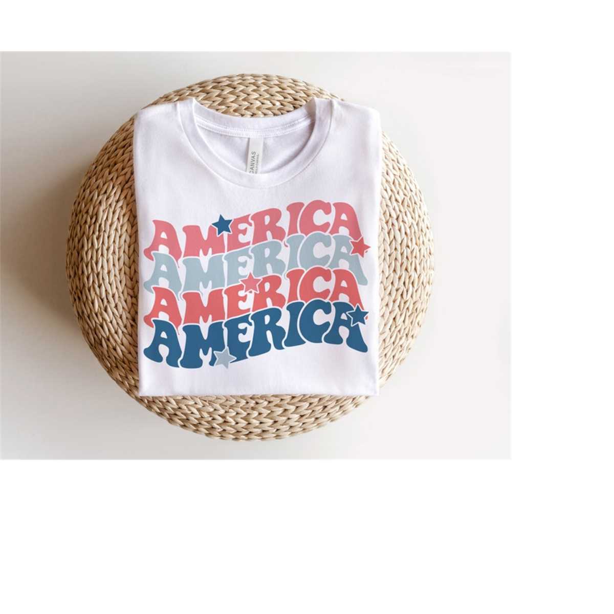 America Stacked svg png, Retro America Svg Png, Retro USA sv | Inspire ...