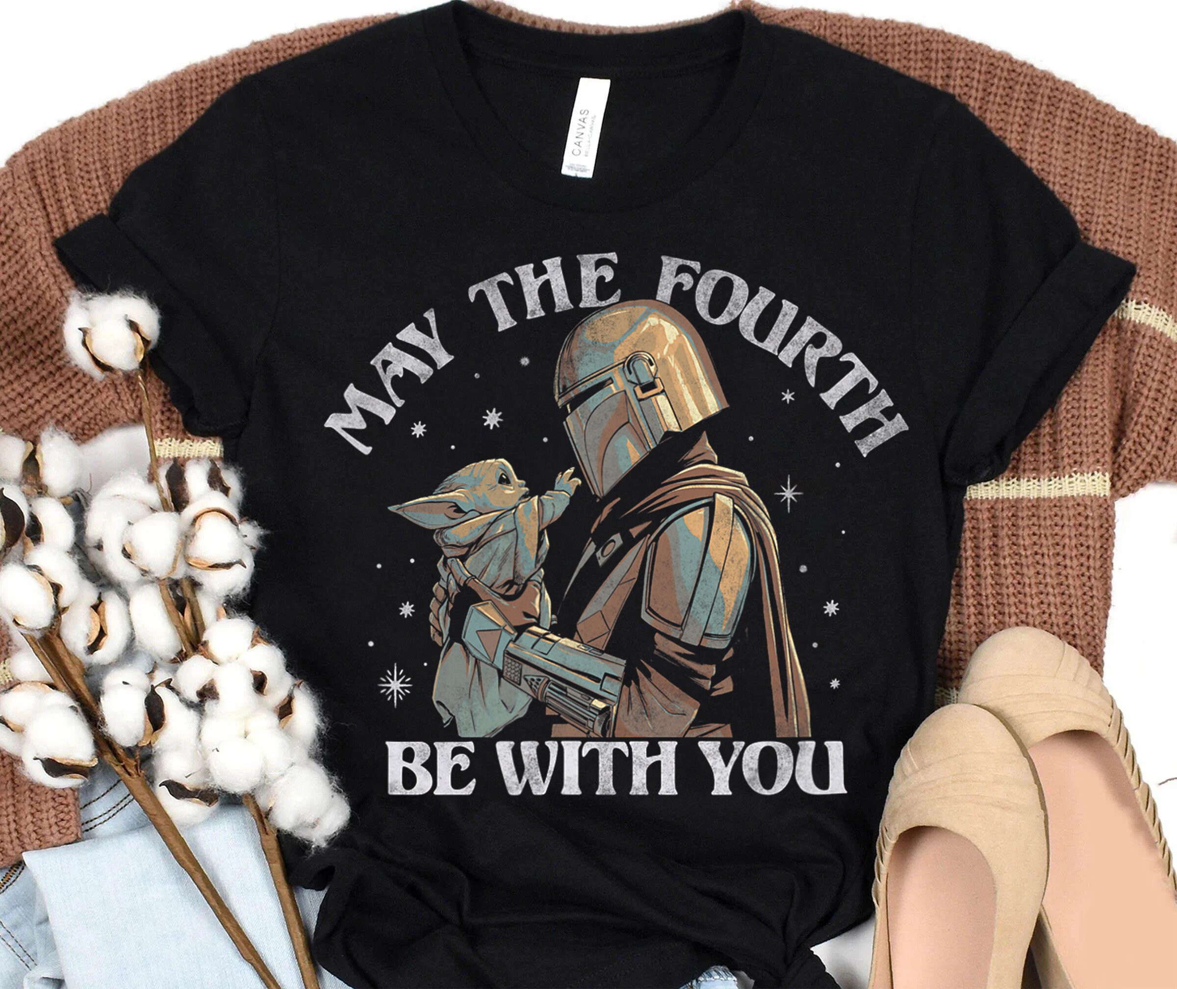 Star Wars May The Fourth Be With You Baby Yoda Shirt Graphic | Inspire ...
