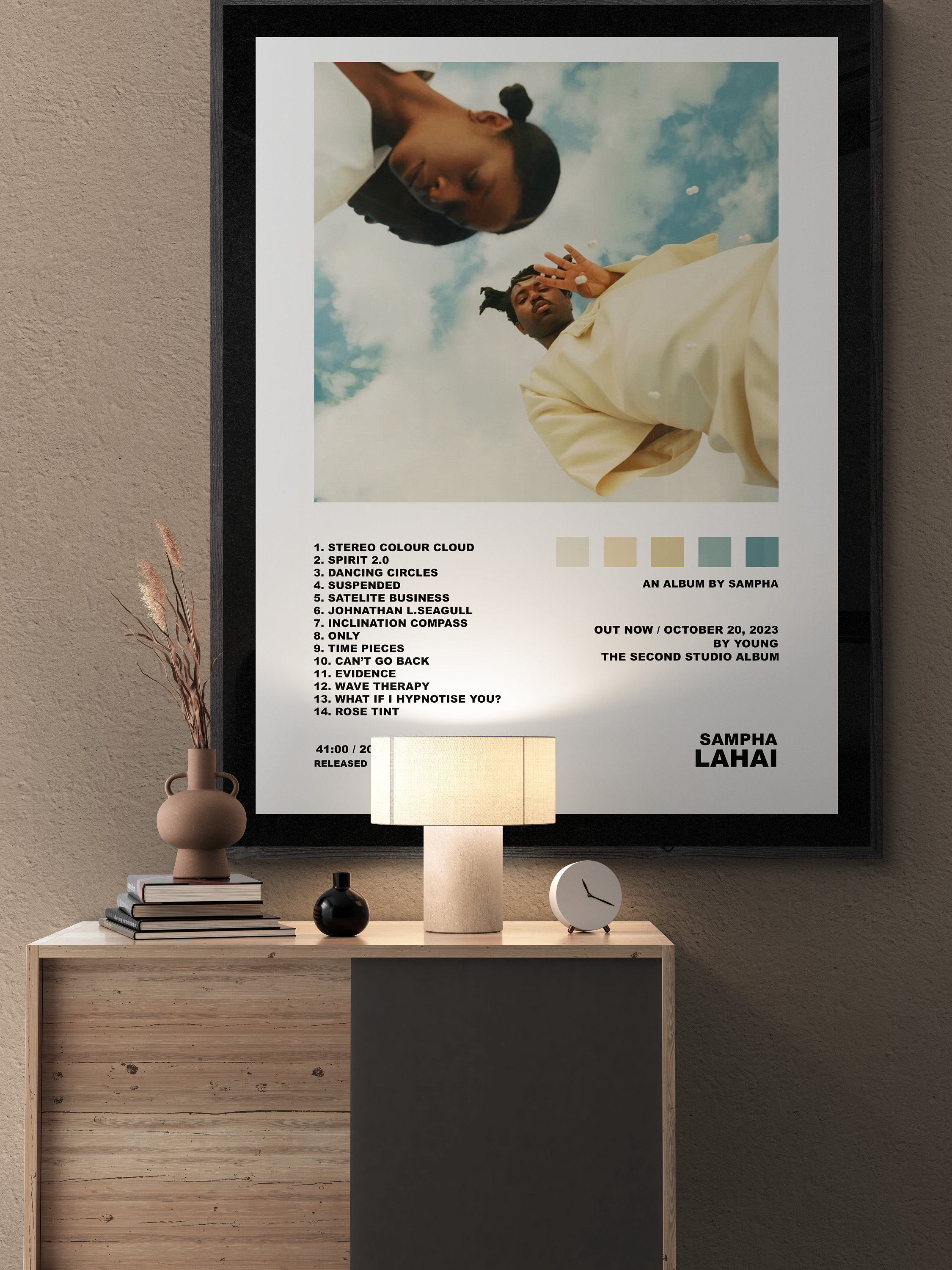 Sampha Lahai album poster, sampha album cover poster, digita | Inspire ...