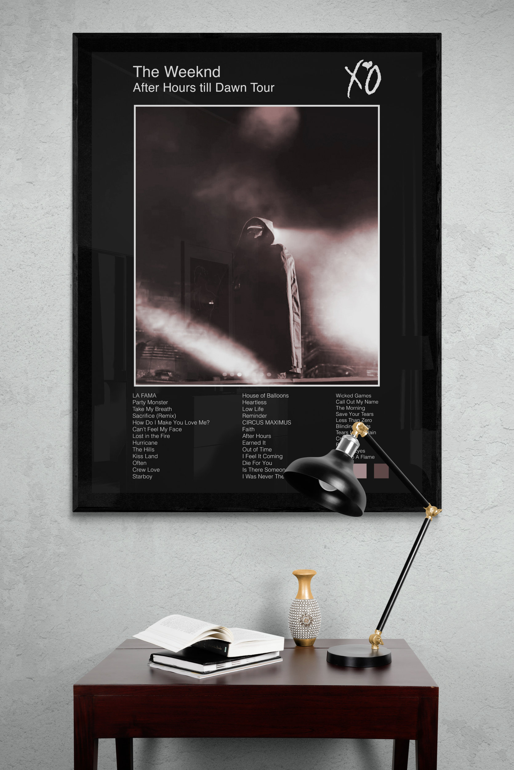 The Weeknd Tour poster 002, After Hours Till Dawn Poster, La | Inspire ...