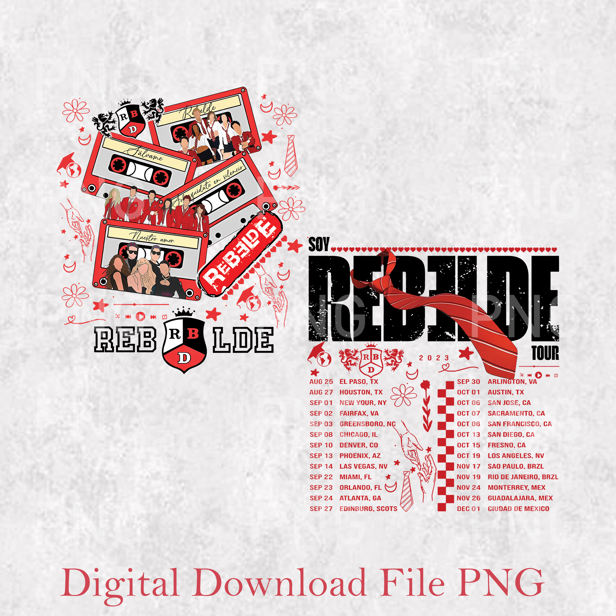 RBD Touring Two Sided PNG, Rbd Fans PNG, RBD Logo PNG, Rebel | Inspire ...