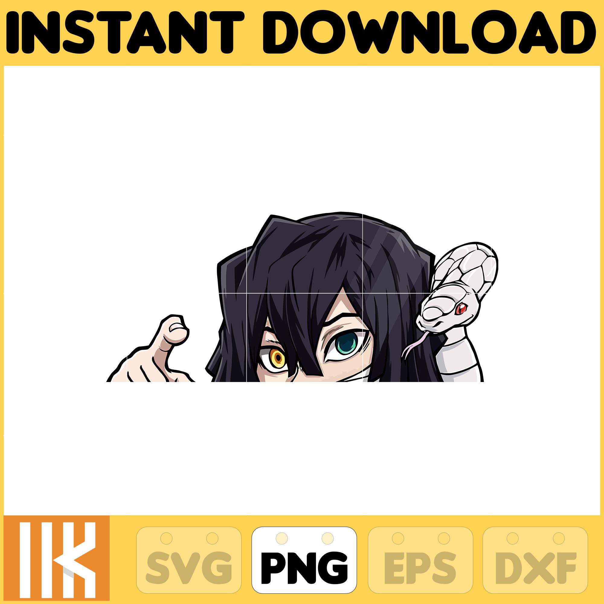 Anime Peeking Premium Graphic Design Png, Cute , Cool, Anime | Inspire ...