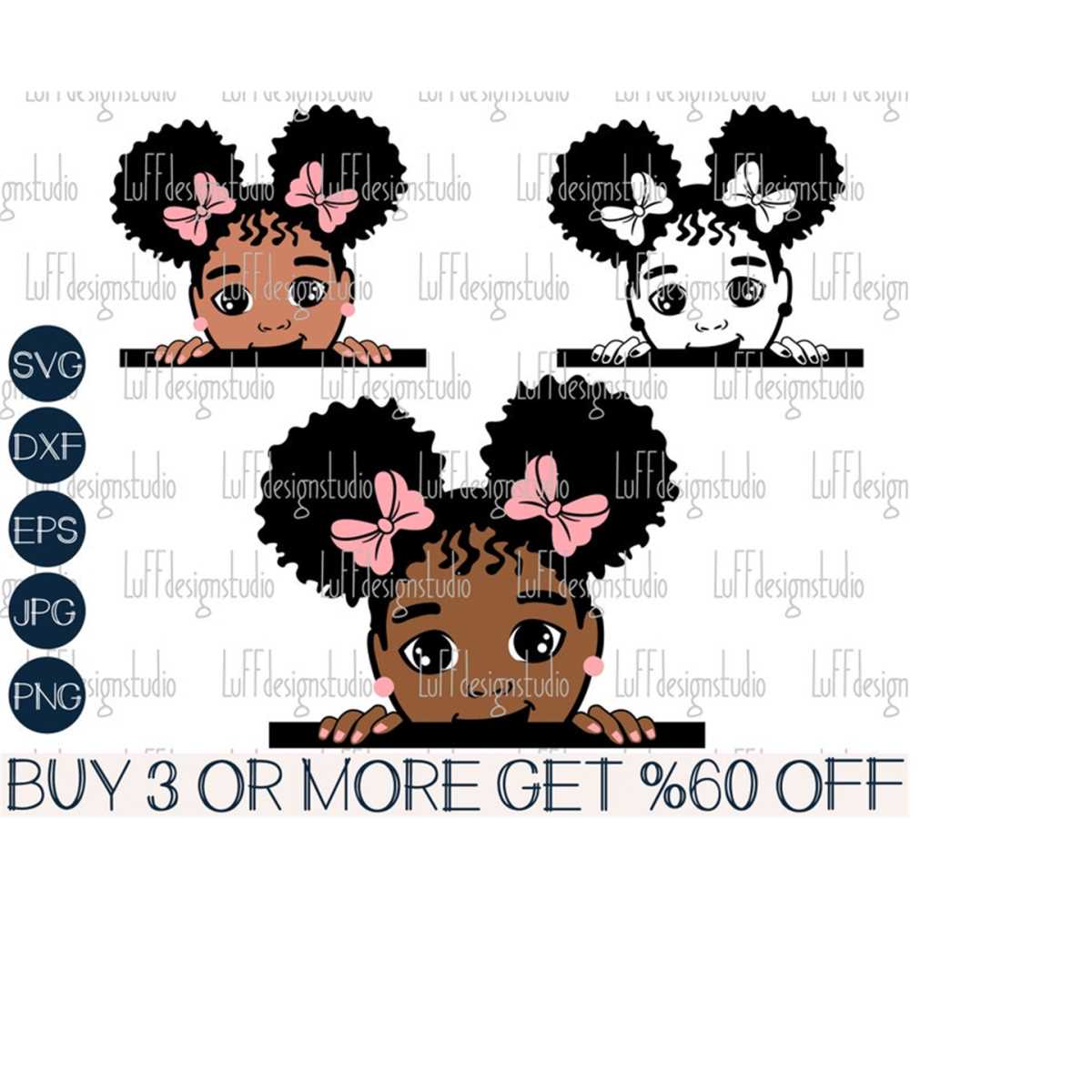 Peek A Boo Girl SVG, Peeking Afro Girl SVG, Black Girl SVG, | Inspire ...