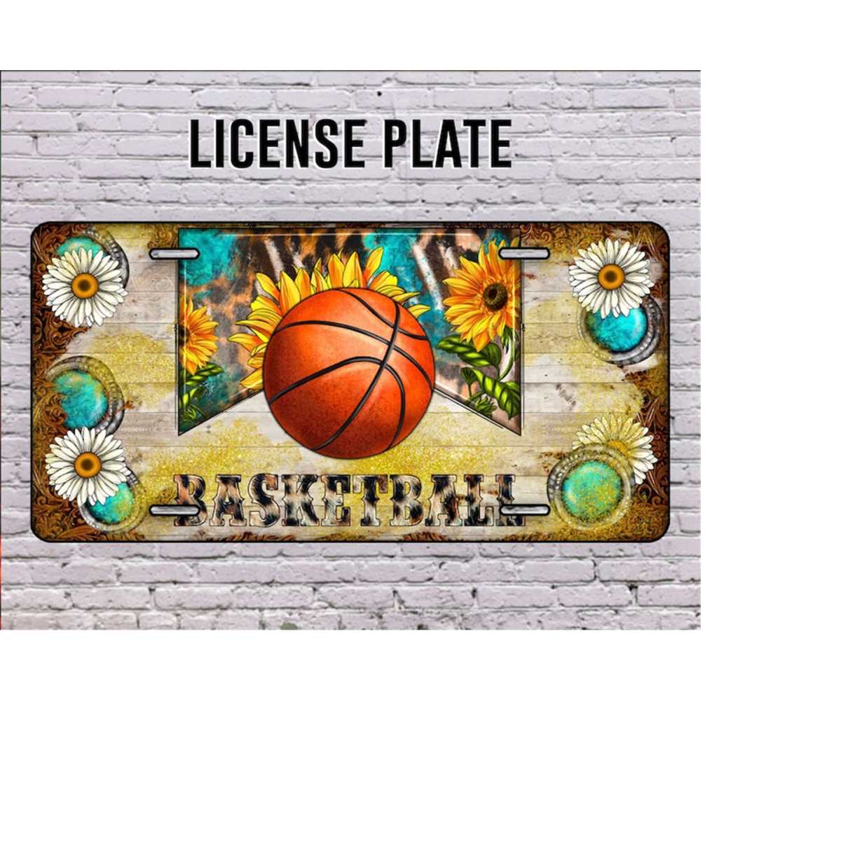 Basketball License Plate, Basketball License Plate Png, Sunf - Inspire ...