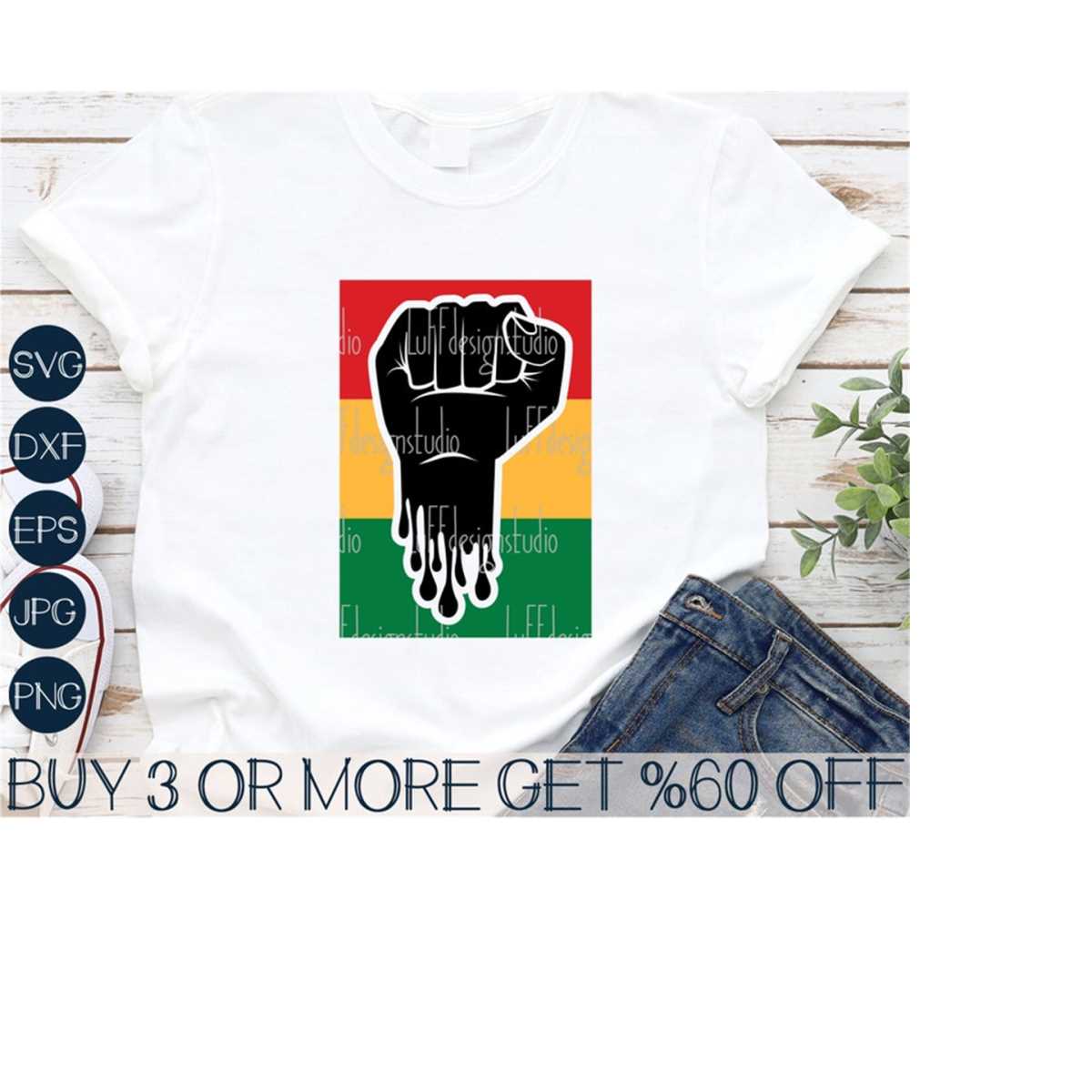 Juneteenth SVG, Fist SVG, Black History Svg, Africa Flag Svg | Inspire ...