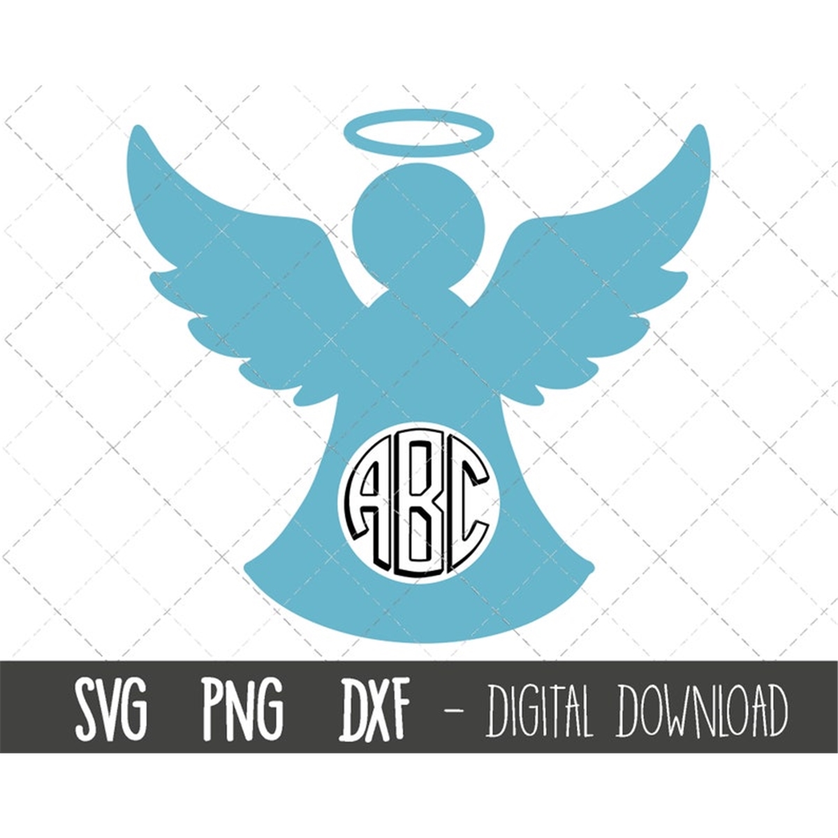 Angel SVG, angel wings svg, christmas angel svg, angel monog | Inspire ...