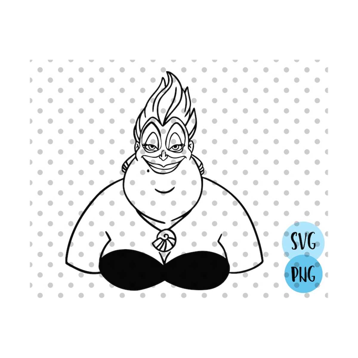 Mermaid Villian svg | Inspire Uplift