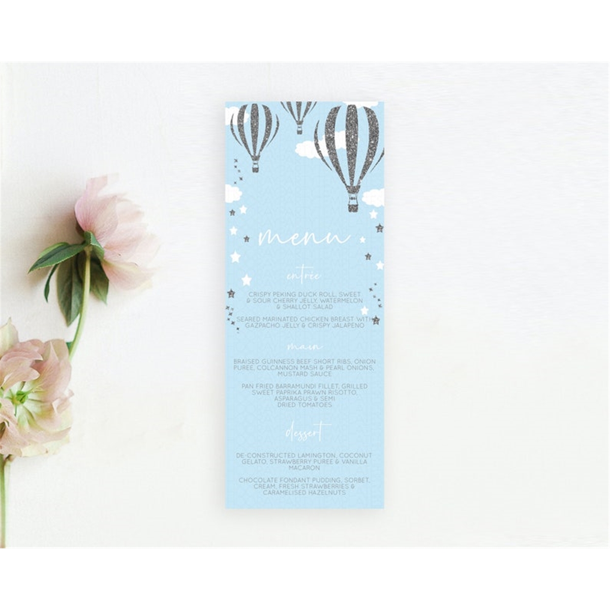 Hot Air Balloon Menu Hot Air Balloon Menu Template Hot Air B - Inspire ...