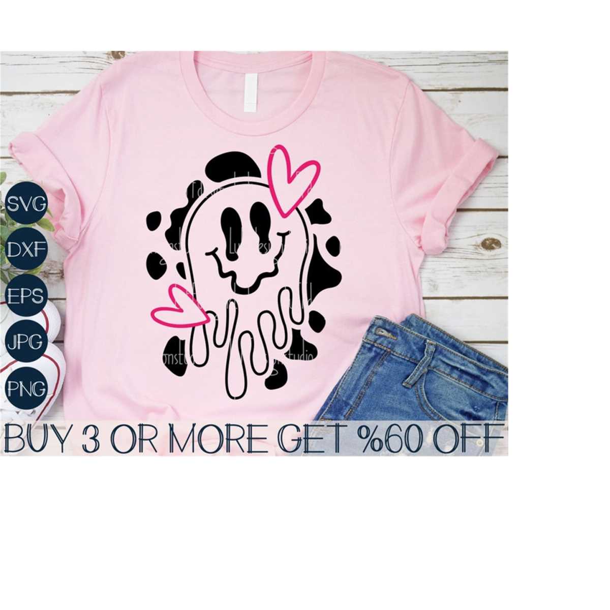 Dripping Smiley Face SVG, Melting Smiley SVG, Emoji SVG, Gir - Inspire ...