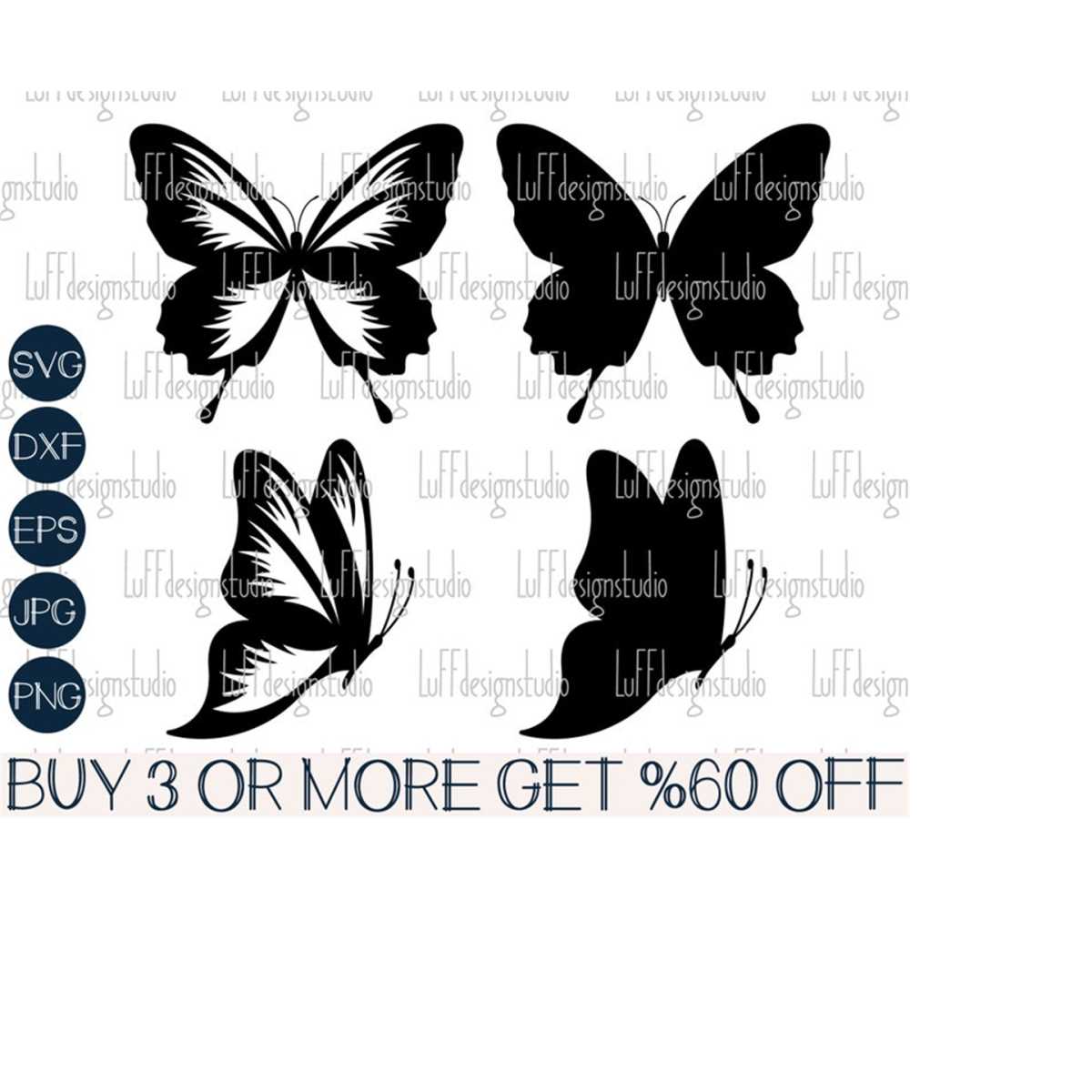 Butterfly SVG, Butterflies SVG, Butterfly PNG, Layered Butte | Inspire Uplift