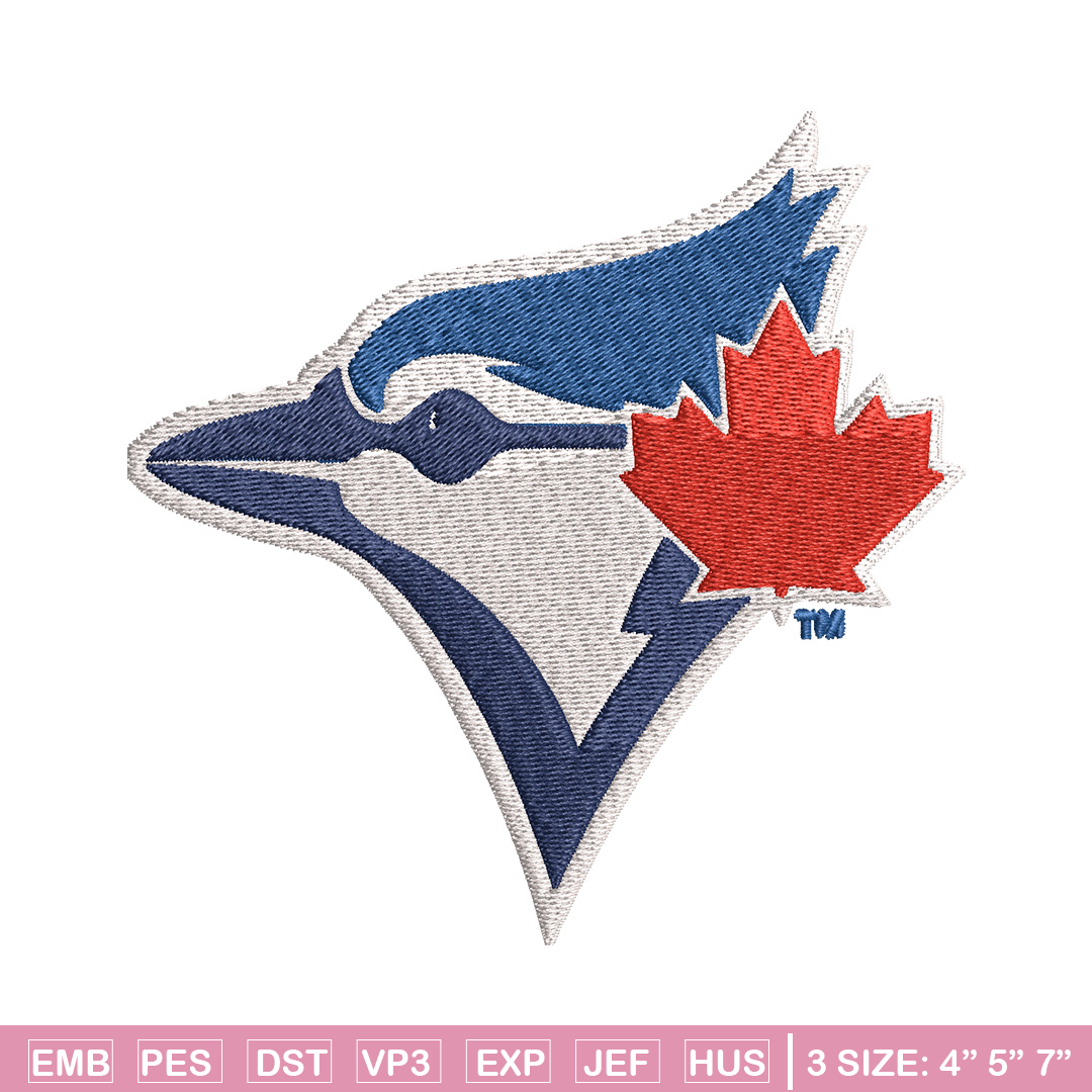 Toronto Blue Jays logo Embroidery, MLB Embroidery, Sport emb | Inspire ...