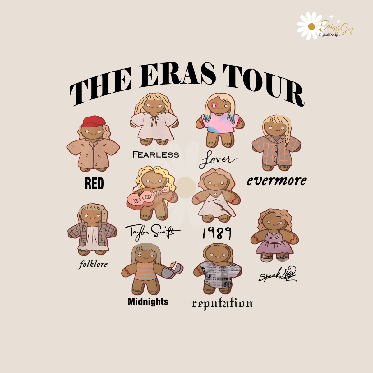 Taylor Christmas Version The Eras Tour PNG Download - Inspire Uplift