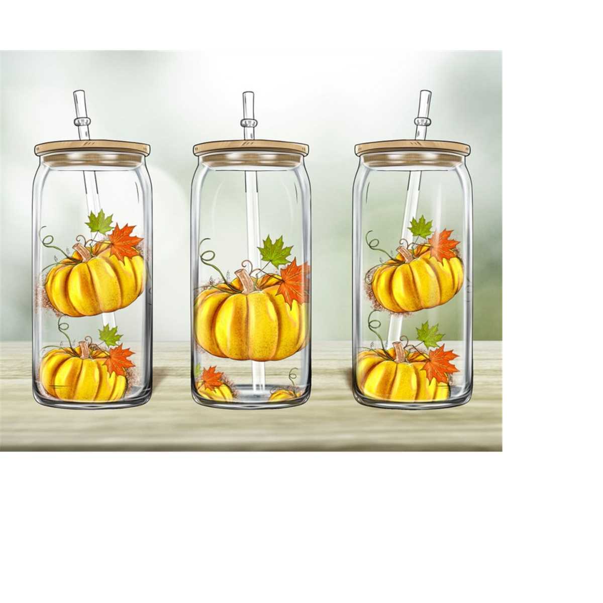 Yellow Pumpkin 16oz Libbey Glass Png, Fall Libbey Glass,Than - Inspire ...