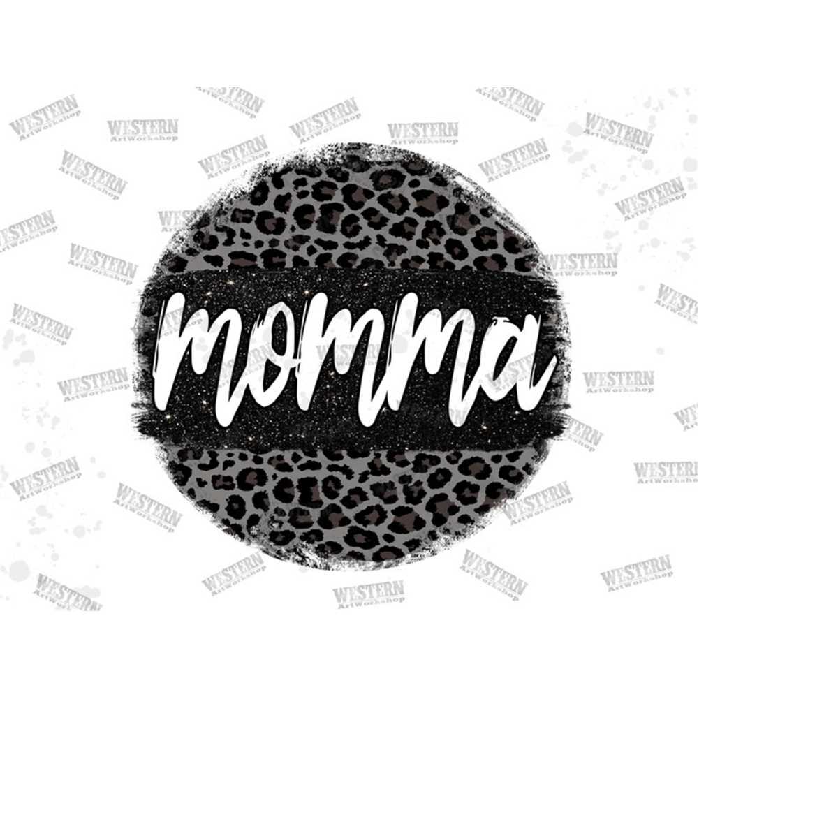 Black Leopard Momma Circle Png, Momma Sublimation Png File, | Inspire ...