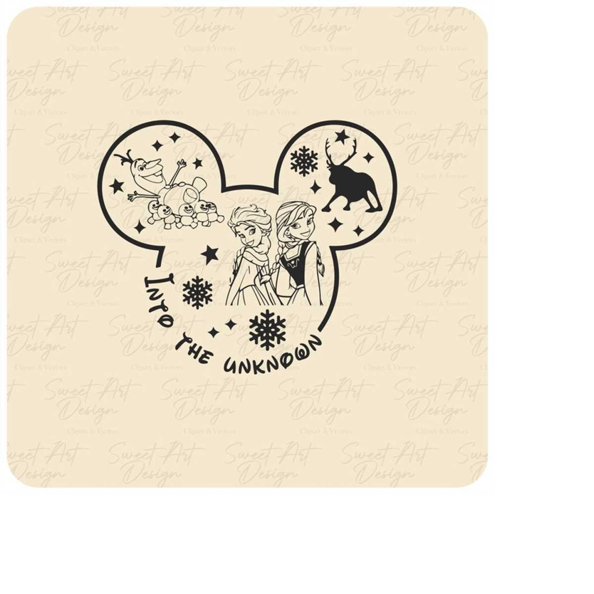 Magical SVG, Frozen Elsa and Anna SVG, Into The Unknown, Cus | Inspire ...