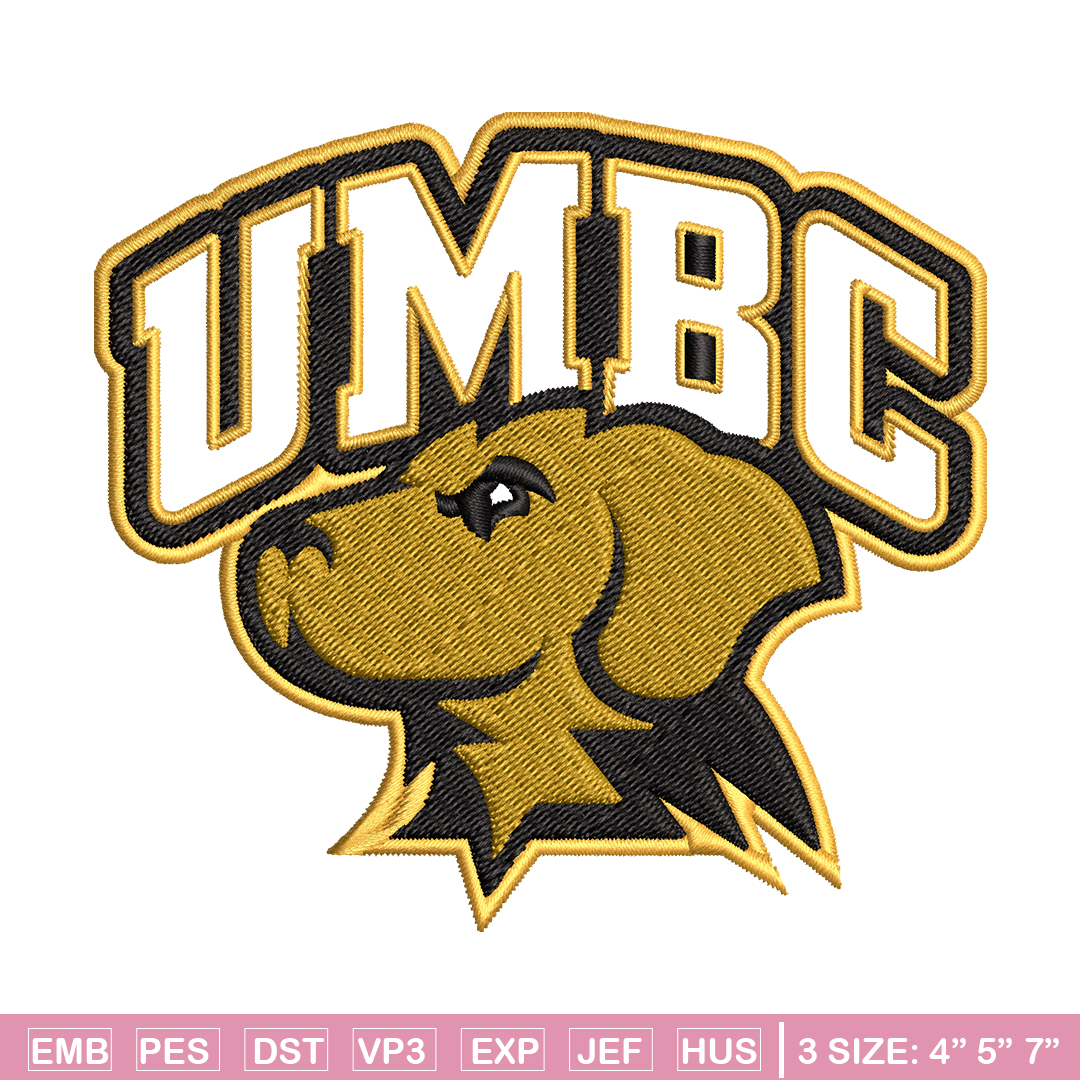 UMBC Retrievers embroidery design, UMBC Retrievers embroider | Inspire ...