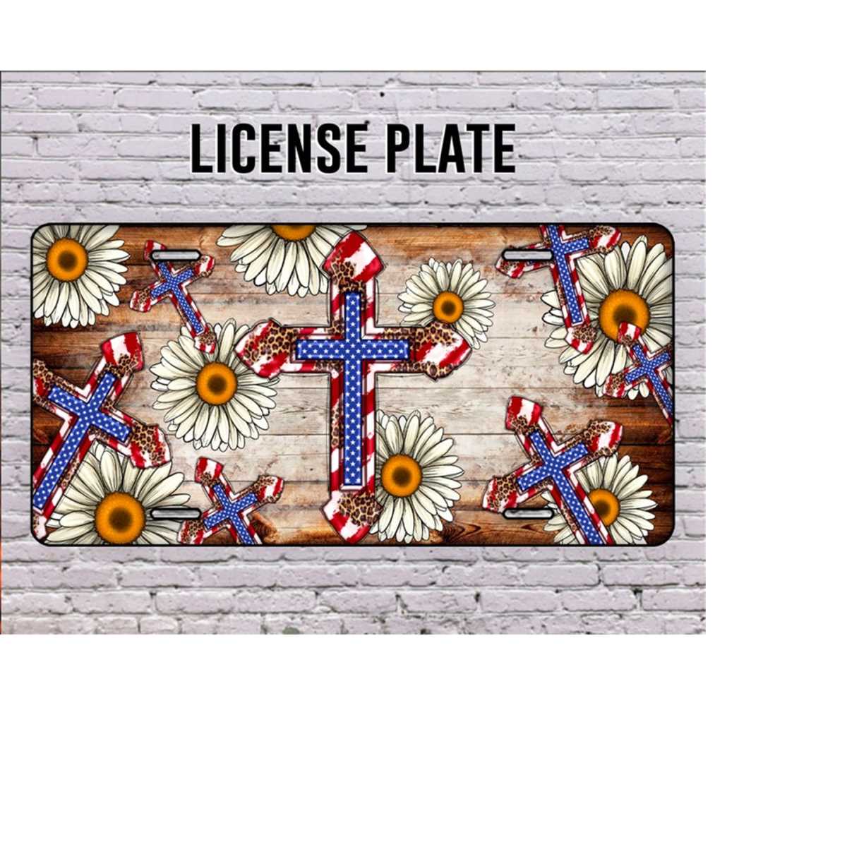 American Cross License Plate Png, Cross License Plate Png, A - Inspire ...