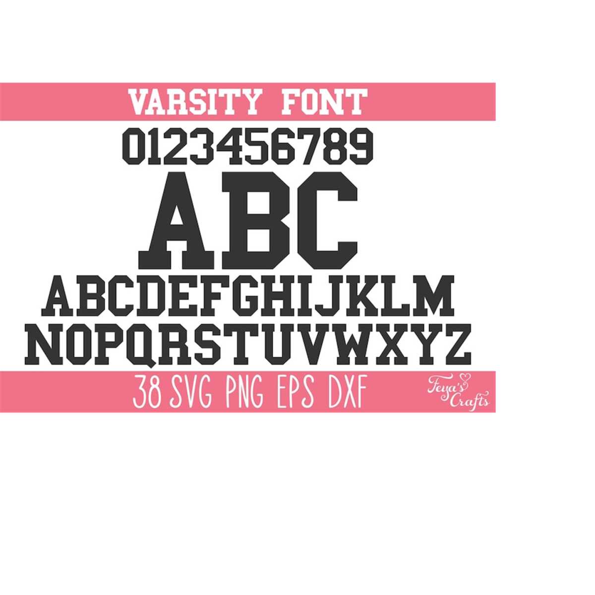 Varsity Font SVG, Sports SVG Alphabet, Varsity Letters Svg, - Inspire ...