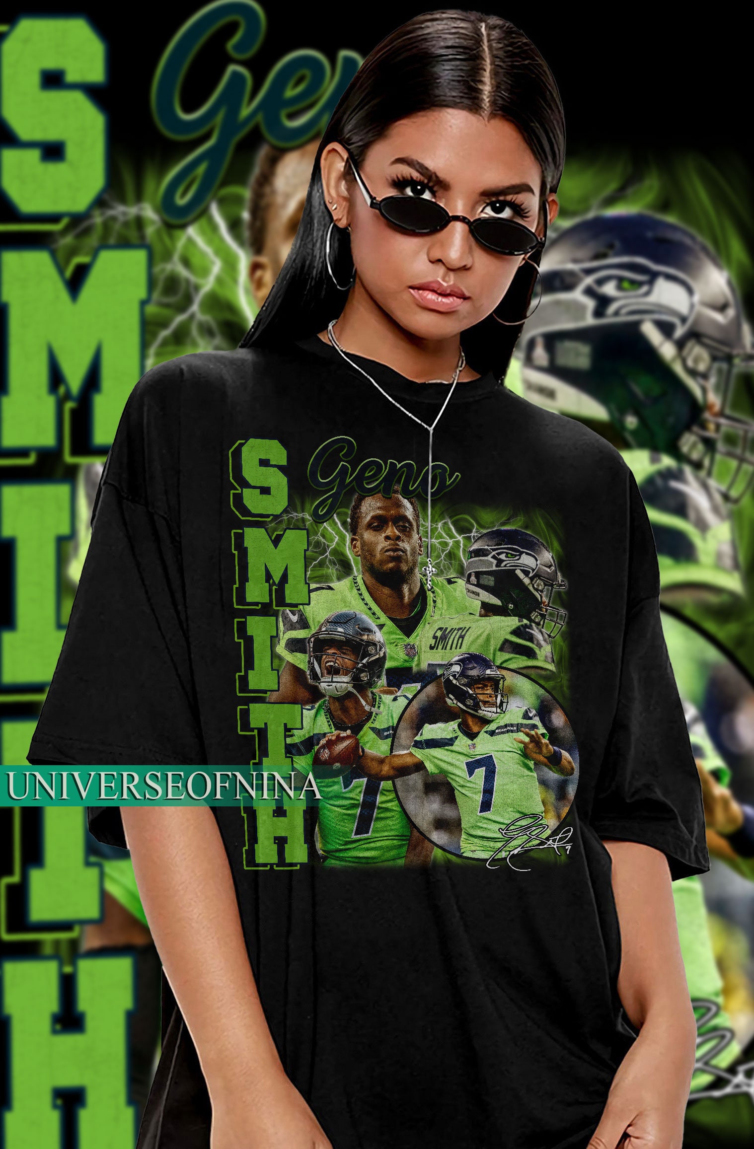 Geno Smith Shirt Vintage 90s Grapic Tee Unisex Tshirt Bootle | Inspire ...
