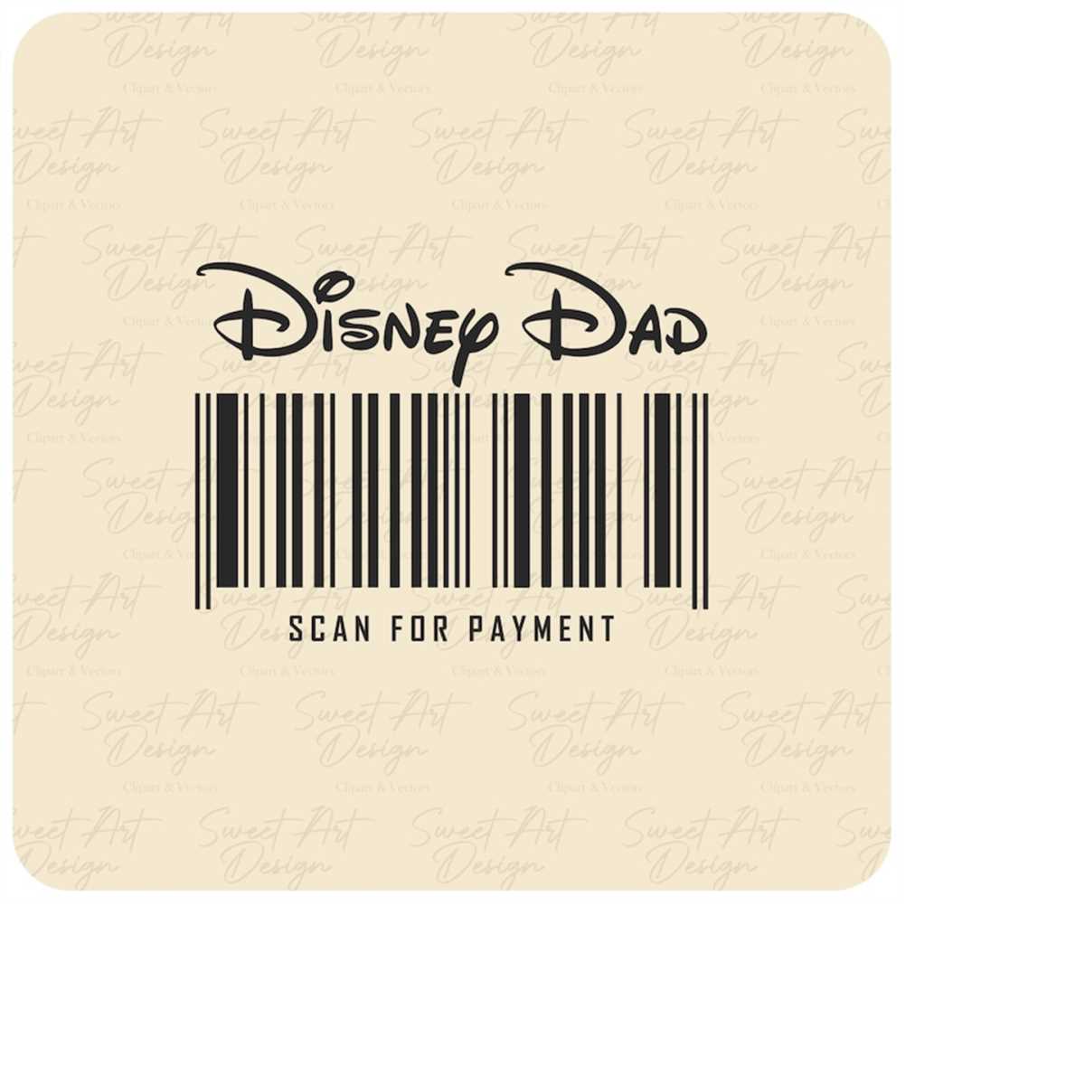 DisneyDad SVG, Scan For Payment SVG, Mouse Family Trip SVG, - Inspire ...