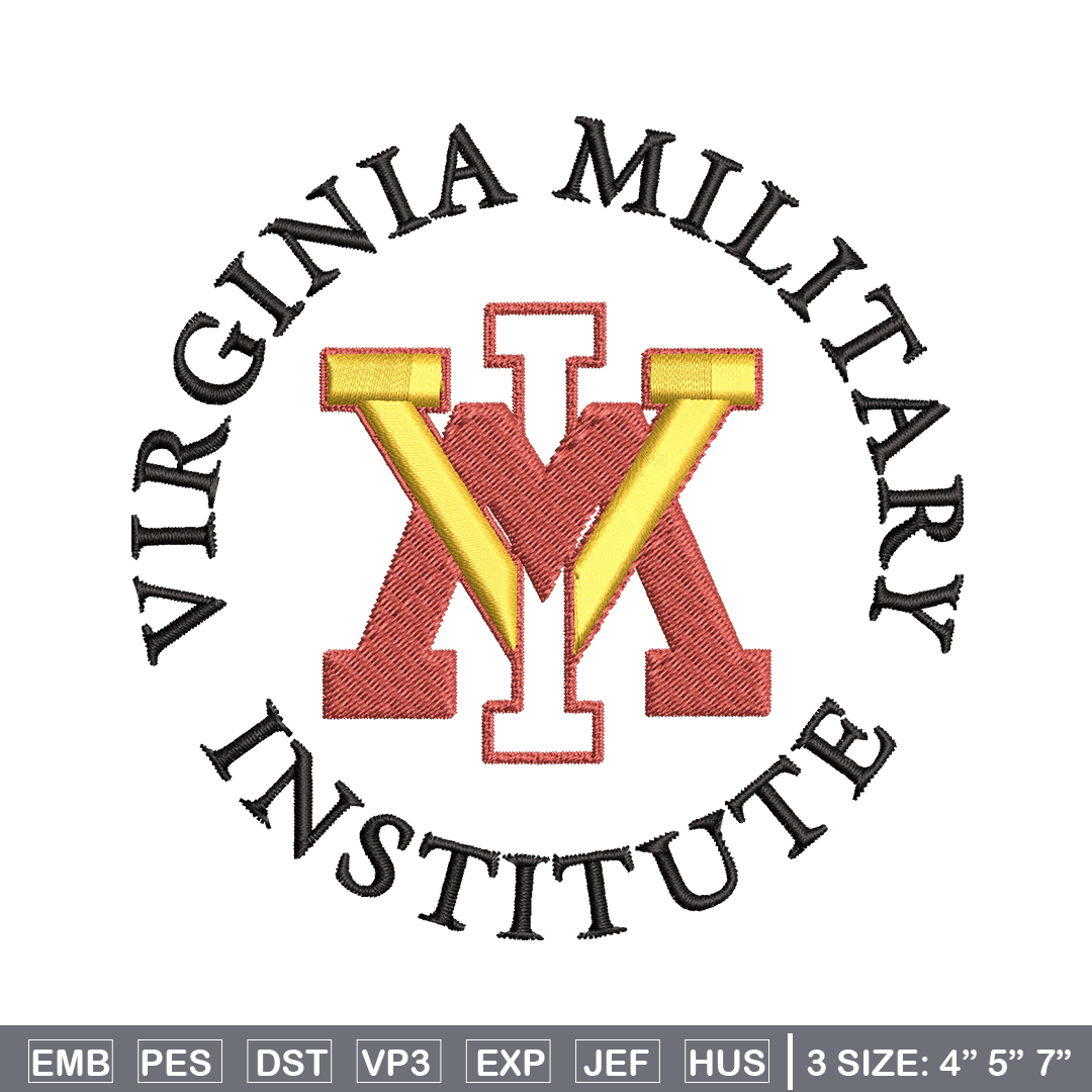 VMI Keydets embroidery design, VMI Keydets embroidery, logo | Inspire ...