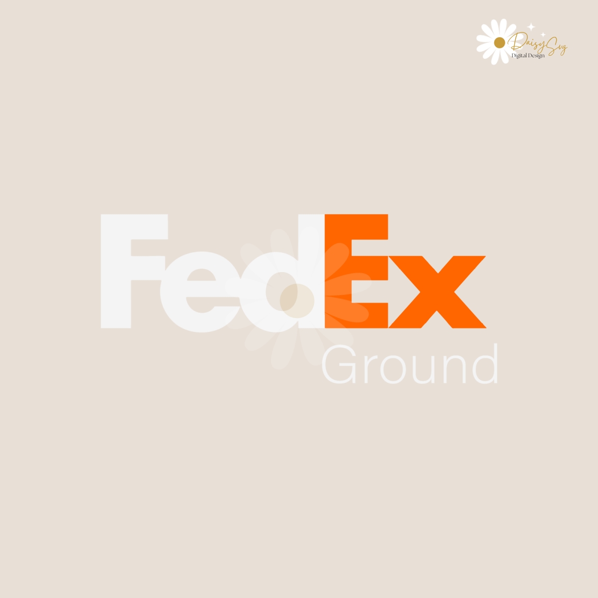 Vintage FedEx Ground Logo SVG Graphic Design File - Inspire Uplift