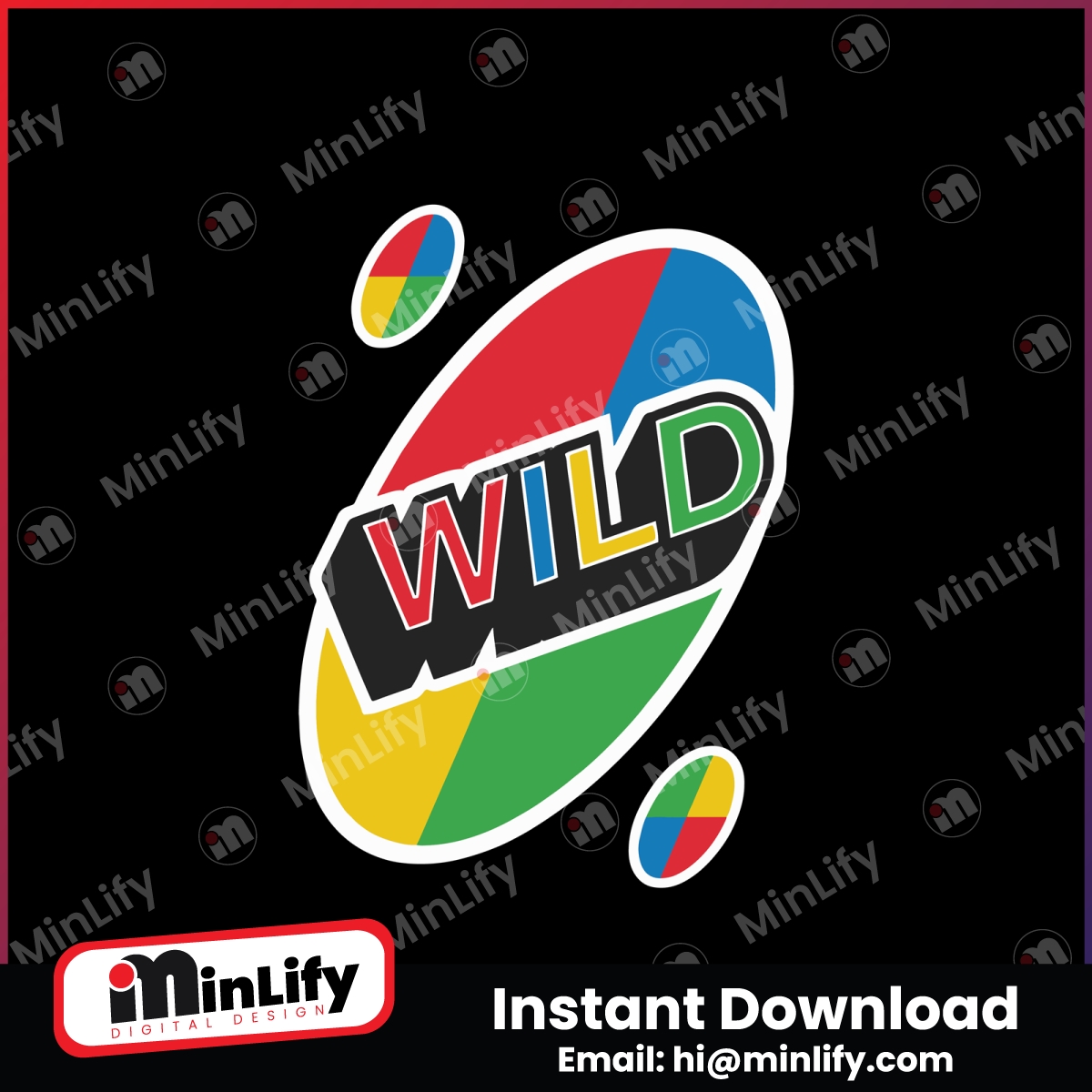 Uno Wild Card Svg | Inspire Uplift