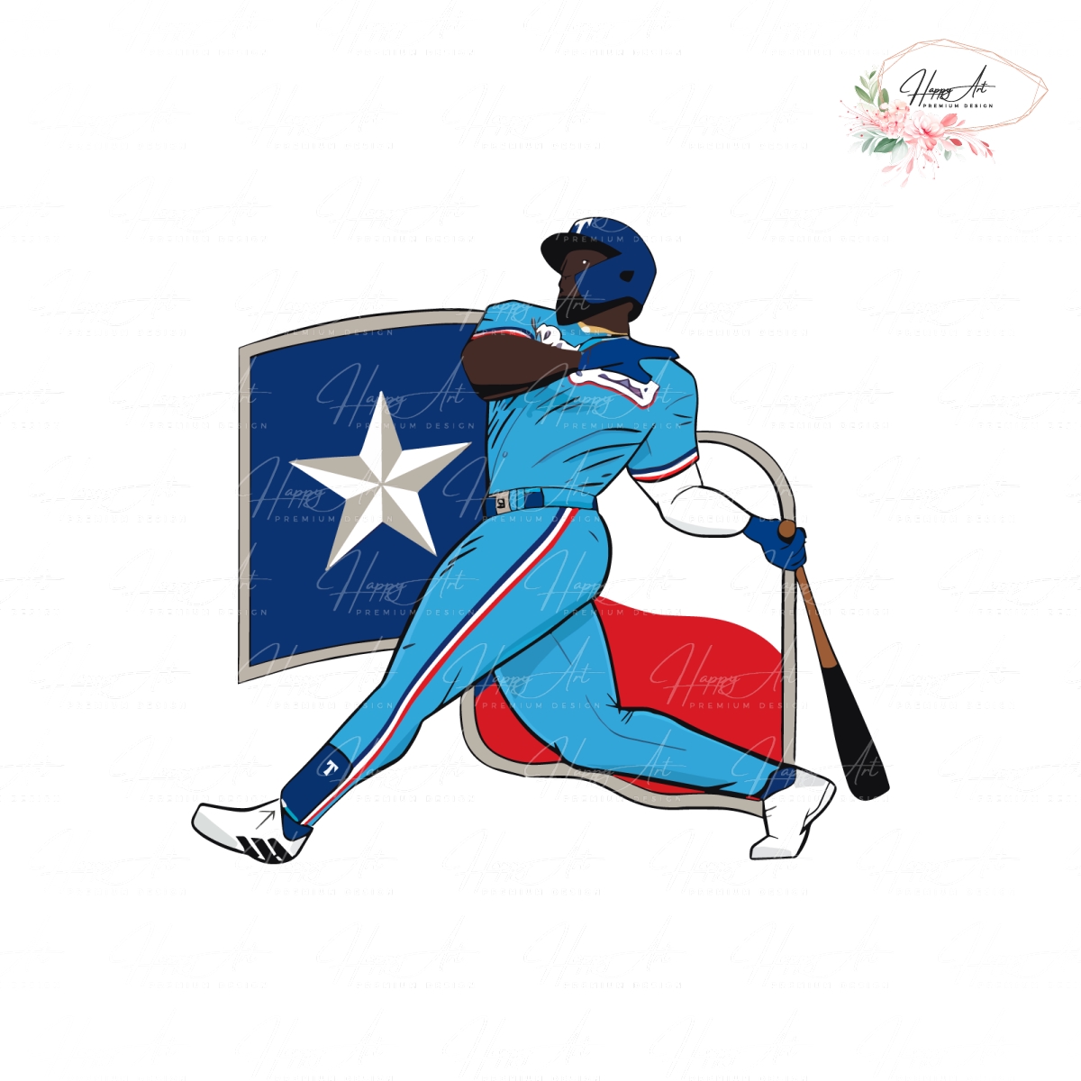 Adolis Garcia World Series ALCS MVP SVG Cricut Files - Inspire Uplift