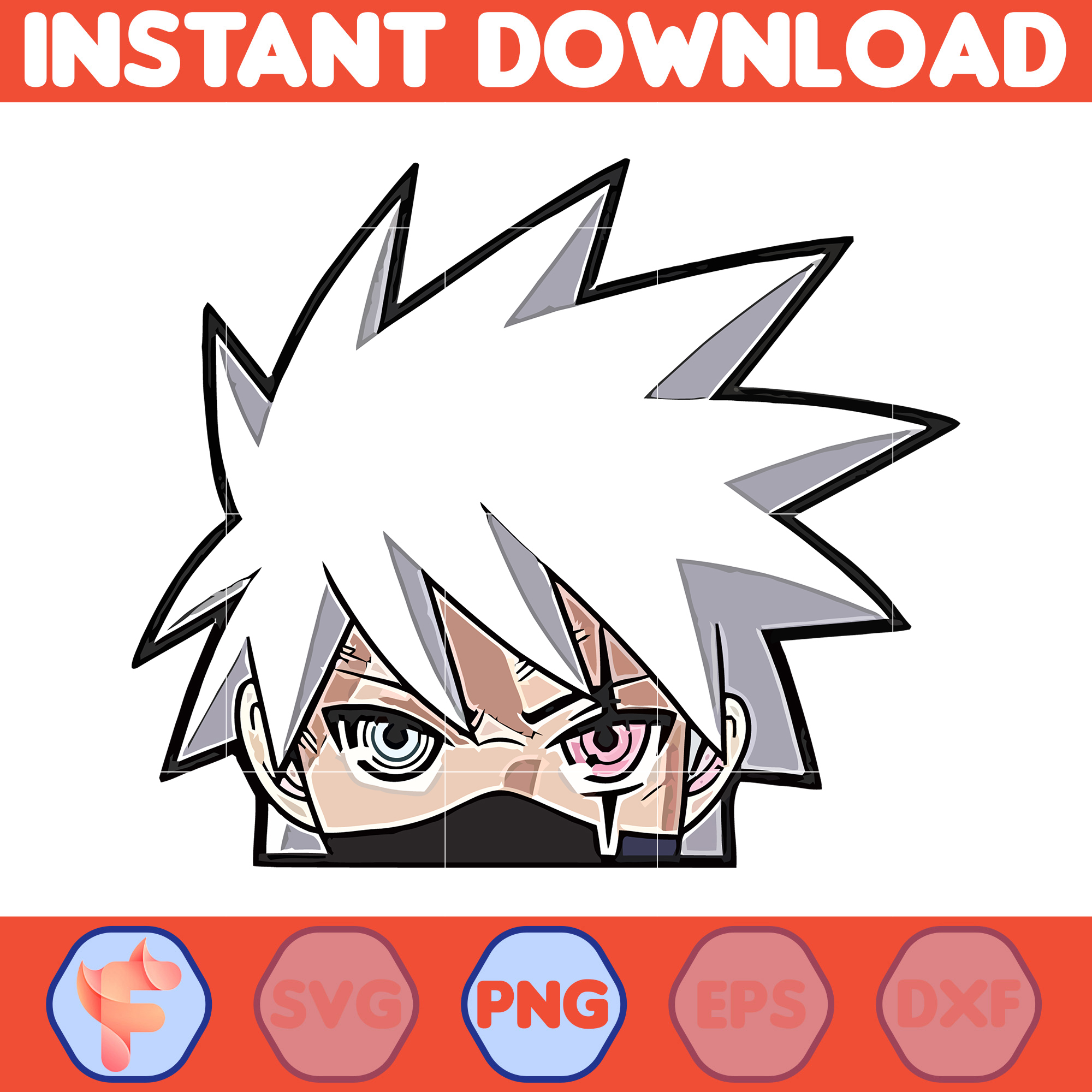 Anime Peeking Premium Graphic Design, Cute , Cool, Anime PNG - Inspire ...